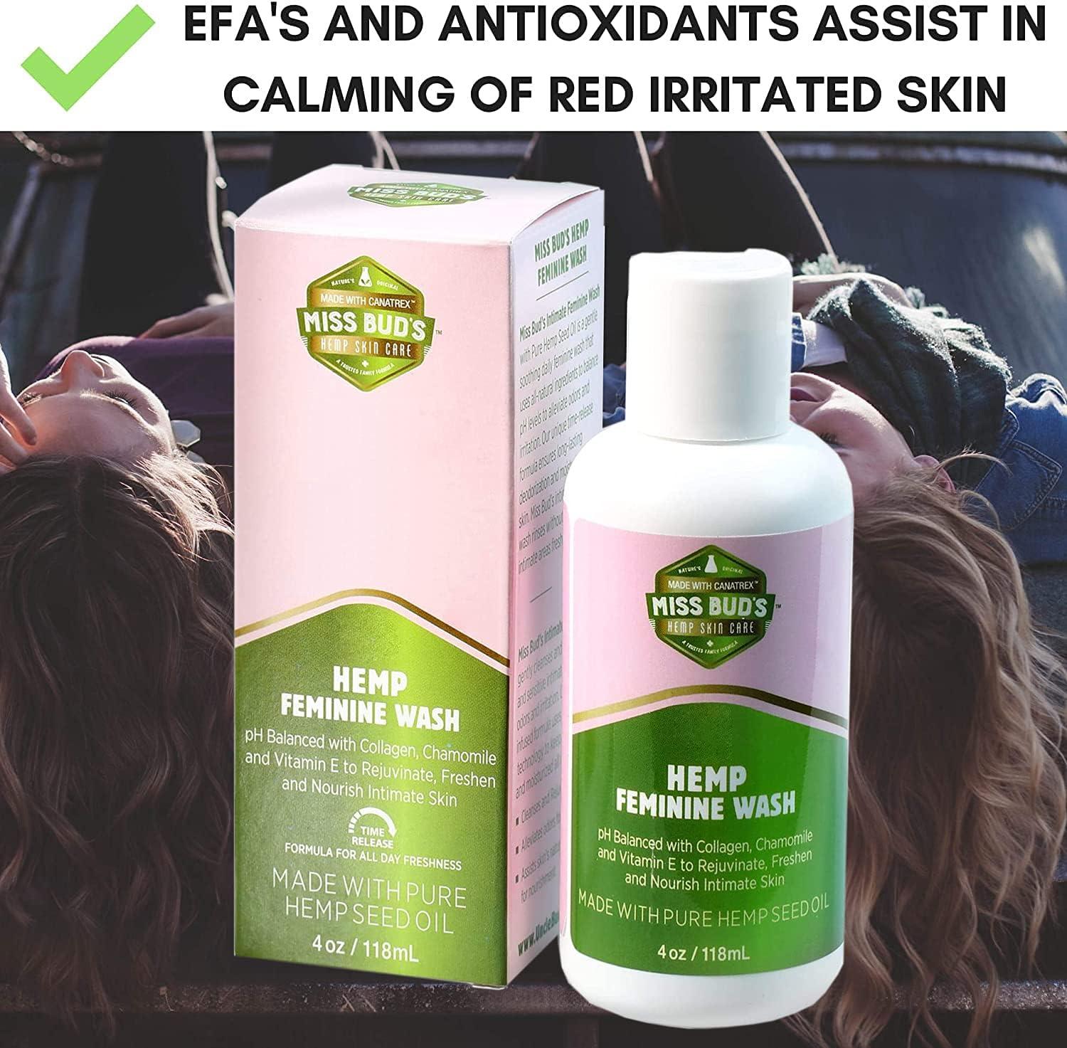 Miss Bud's Hemp Intimate Feminine Wash with Green Tea and Chamomile ...