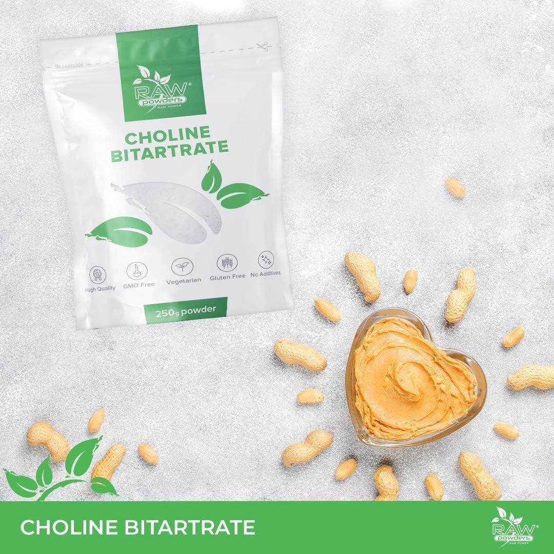 Choline Bitartrate Powder 250g - Brain Function & Vital Support ...