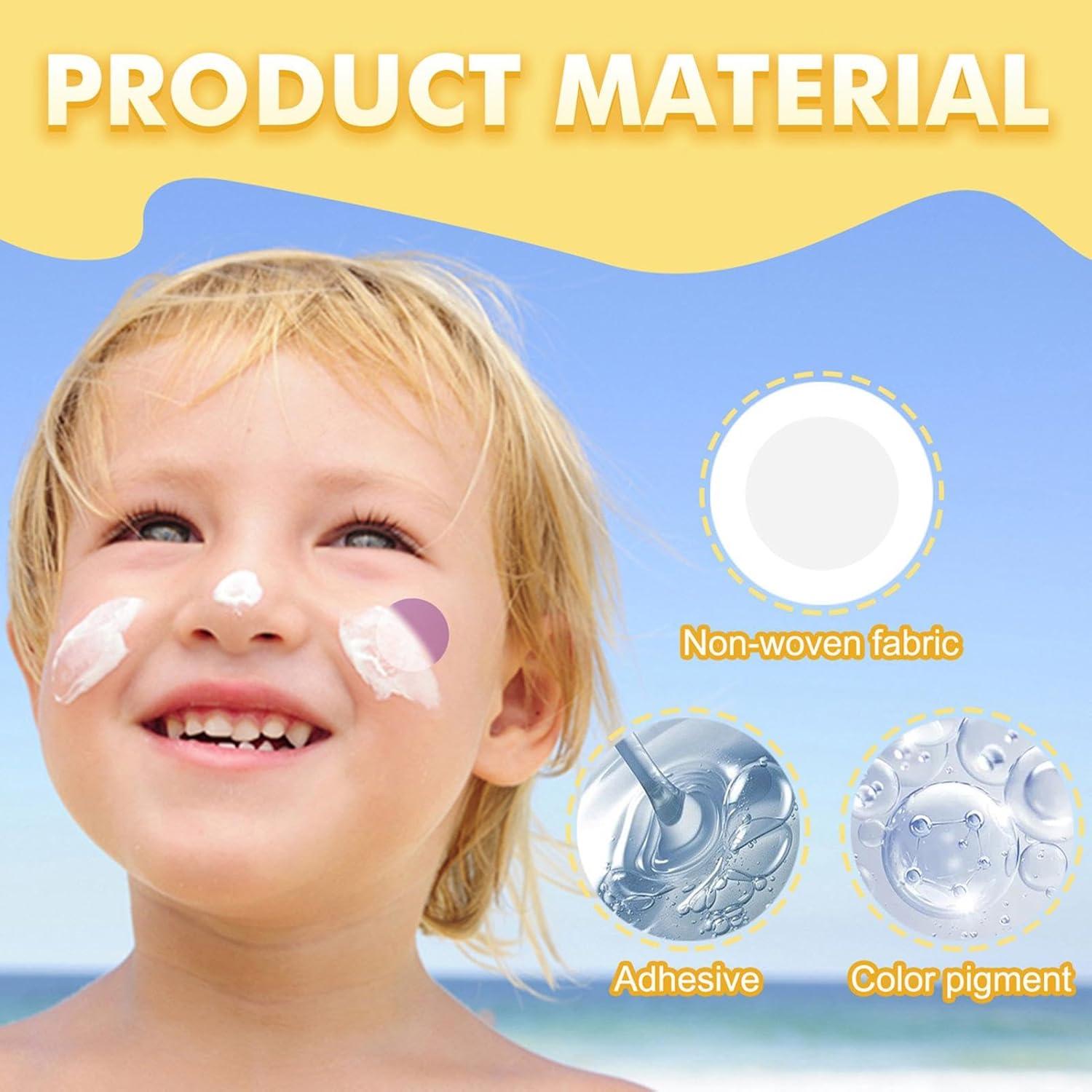UV Detection Stickers for Sunscreen 16 UV Stickers for Sunscreen Know ...