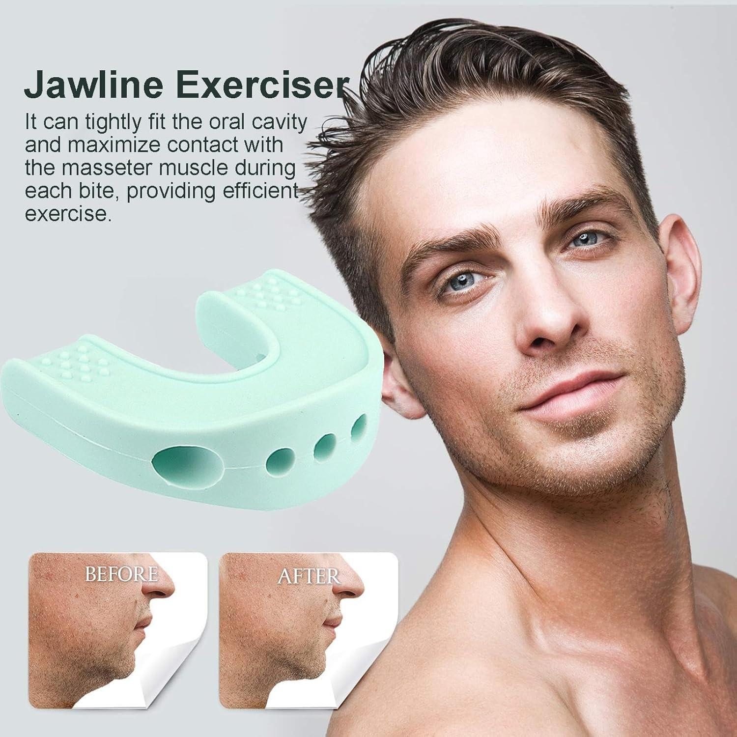 Jawline Fitness Exerciser - Double Chin Reducer Jawline Exerciser | 3 ...