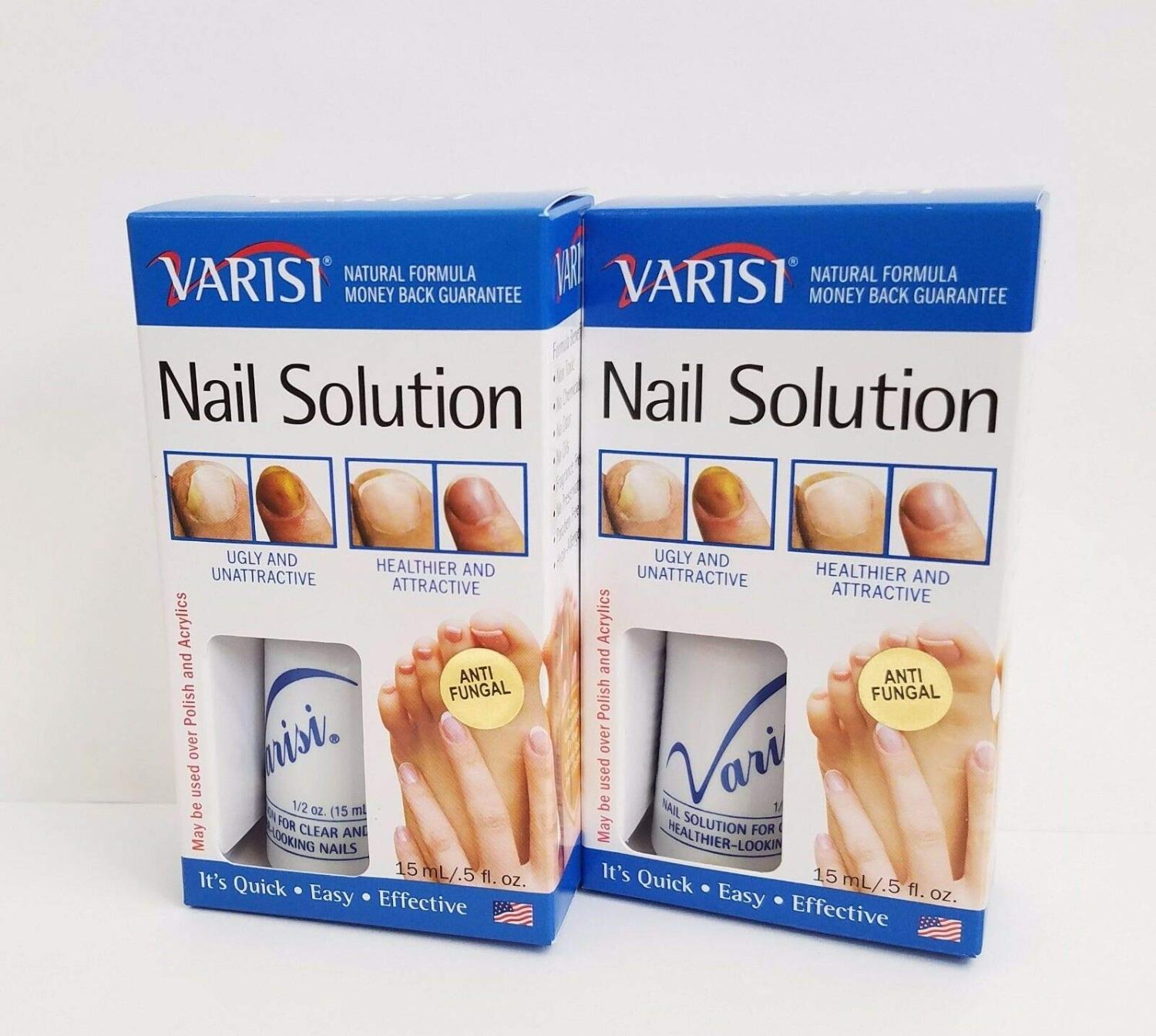 Varisi Nail Solution 0.5oz/15ml - Nail Fungus Treatment to Kill Fungus ...