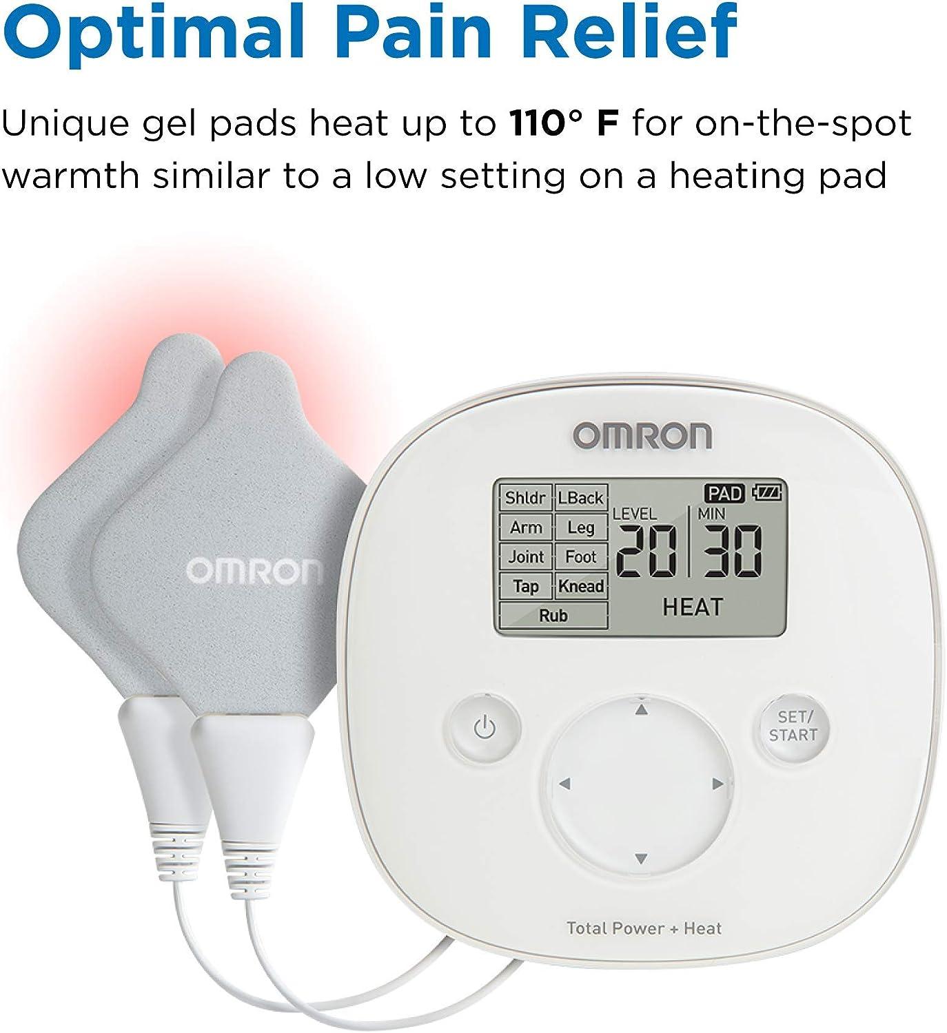 OMRON Total Power + Heat TENS Unit Muscle Stimulator for Drug-Free Pain Relief - PM800 | Buy Now ...