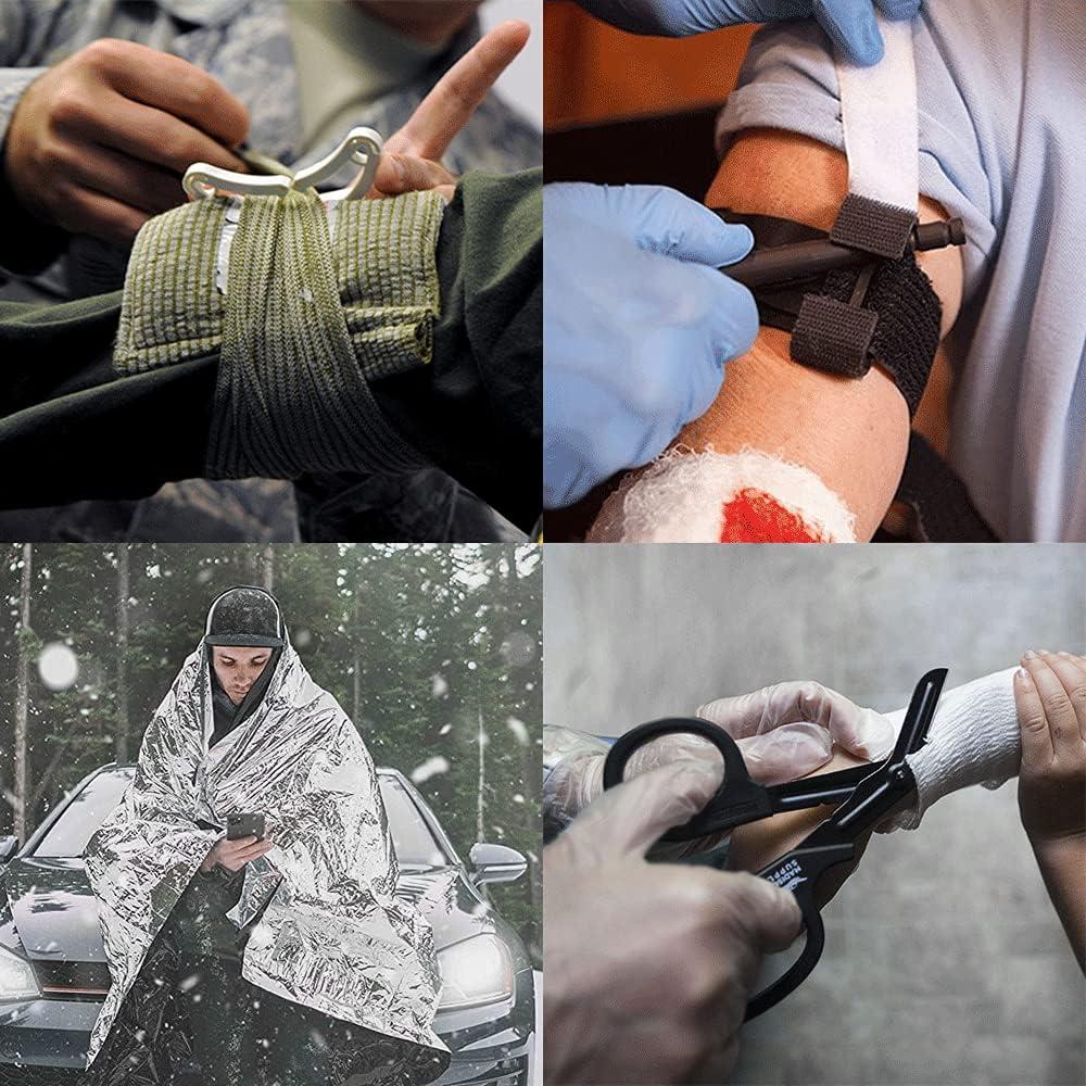 RHINO RESCUE Tactical Trauma Kit - 11 Piece Set for Emergency First Aid ...