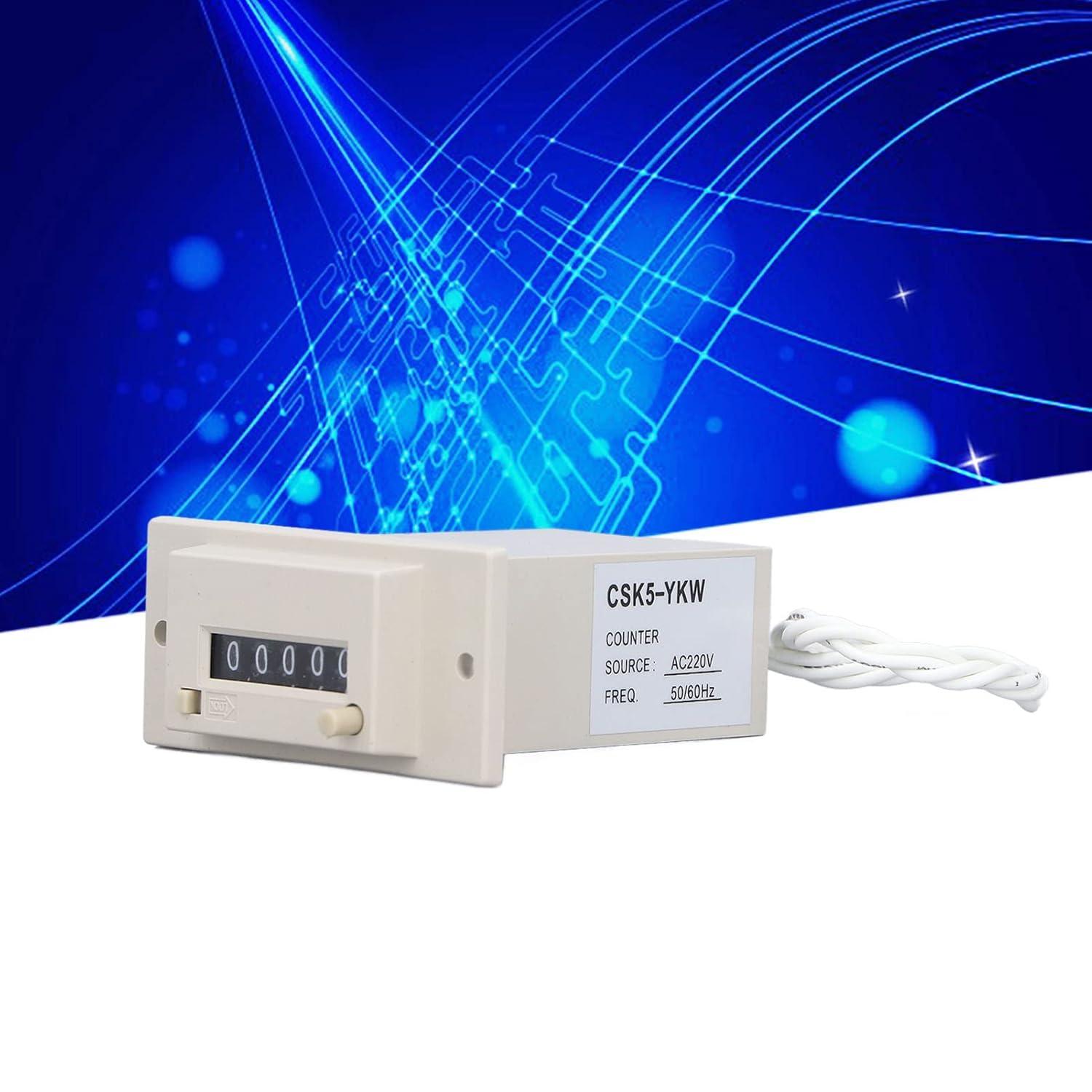 Digital Electromagnetic Pulse Counter - Rugged ABS Design Accurate Wave Accumulation for ...