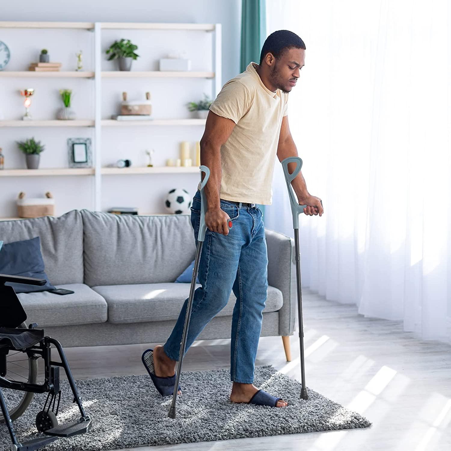 BeneCane Forearm Canes - Lightweight Adjustable Arm Crutch for ...