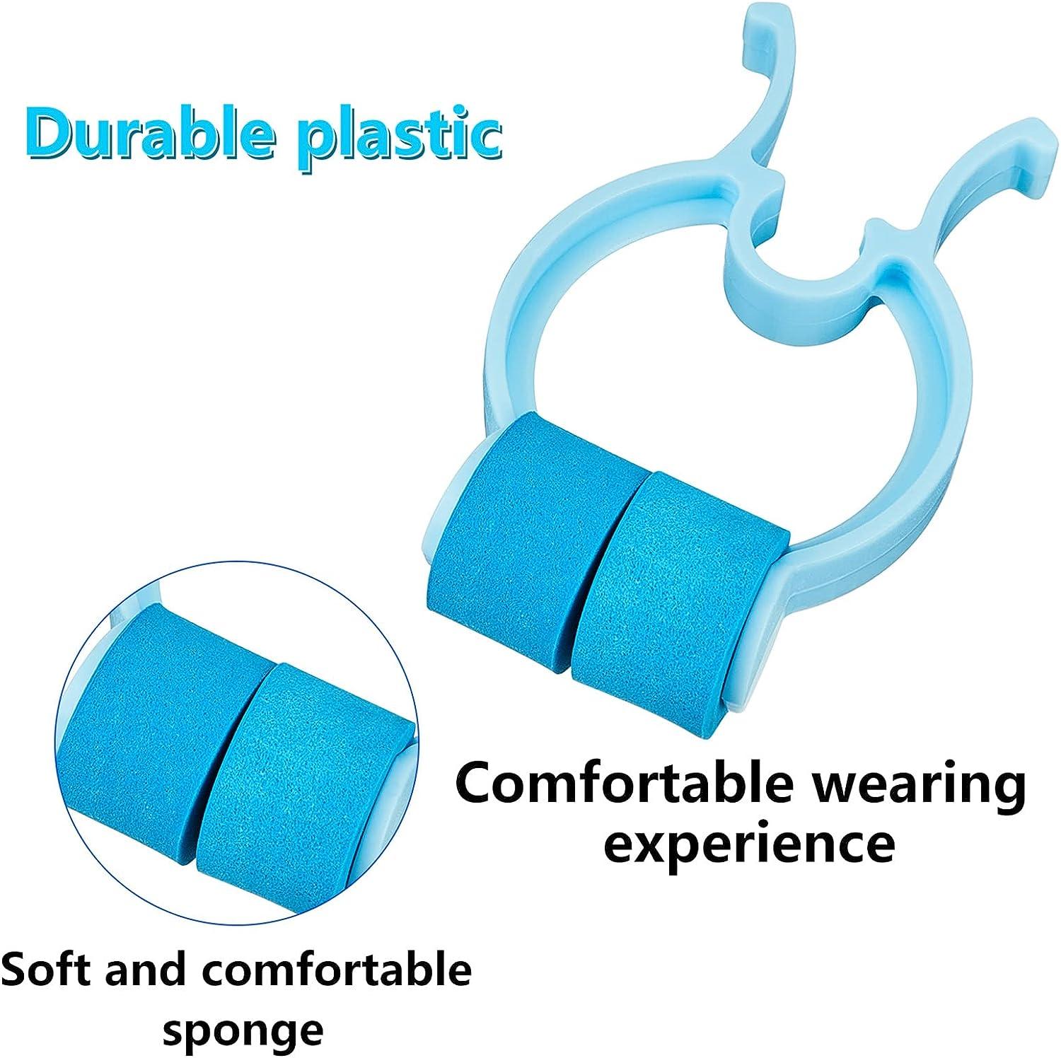60-Piece Blue Nose Stop Clips for Emergency Nasal Blockage - Plastic ...