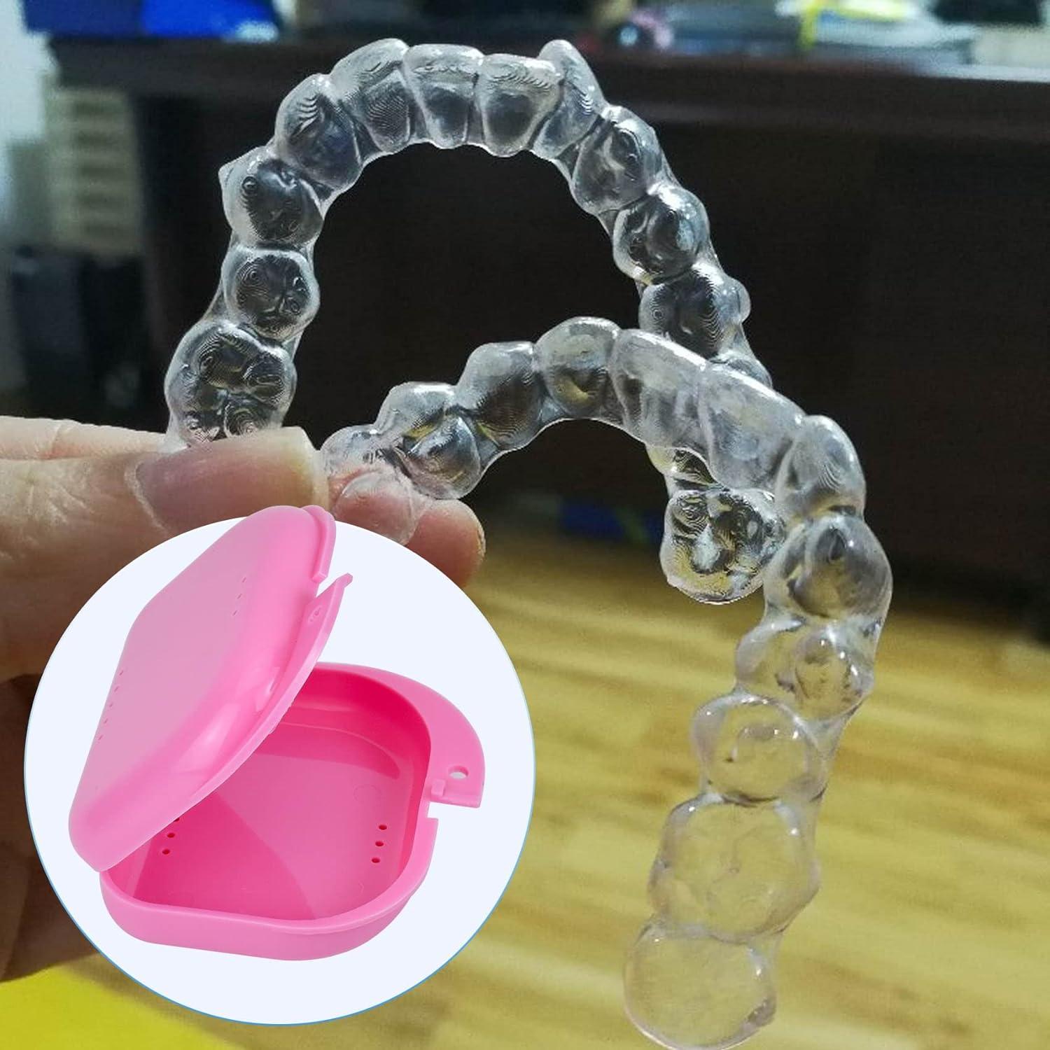 Denture Box Retainer Case Denture Storage Bath Box Denture Holder Box ...