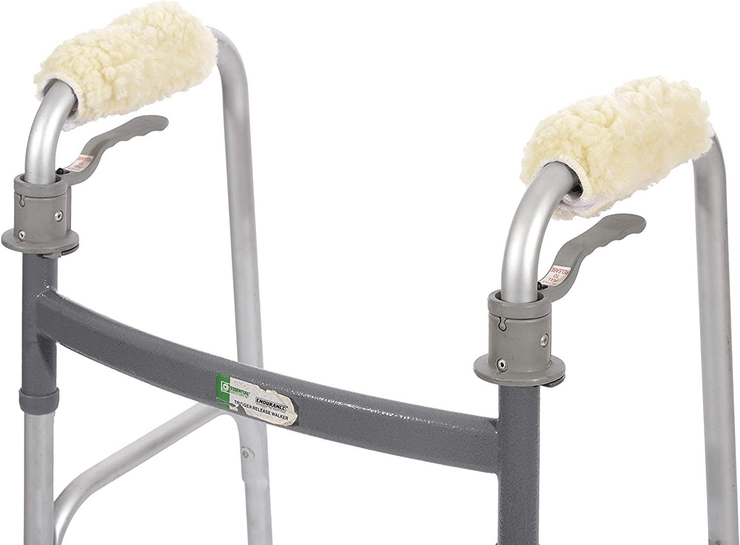 Essential Medical Supply Sheepette Walker Grip Covers - Soft and ...