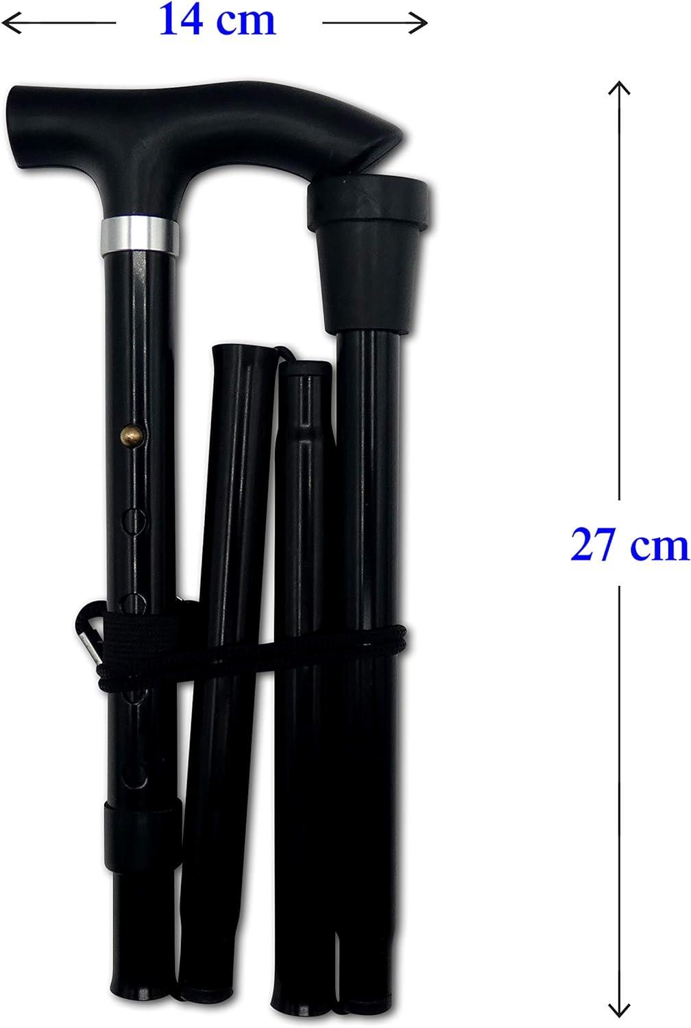 Life Healthcare Flexi-Grip Collapsible Walking Stick - Adjustable 33-37 ...