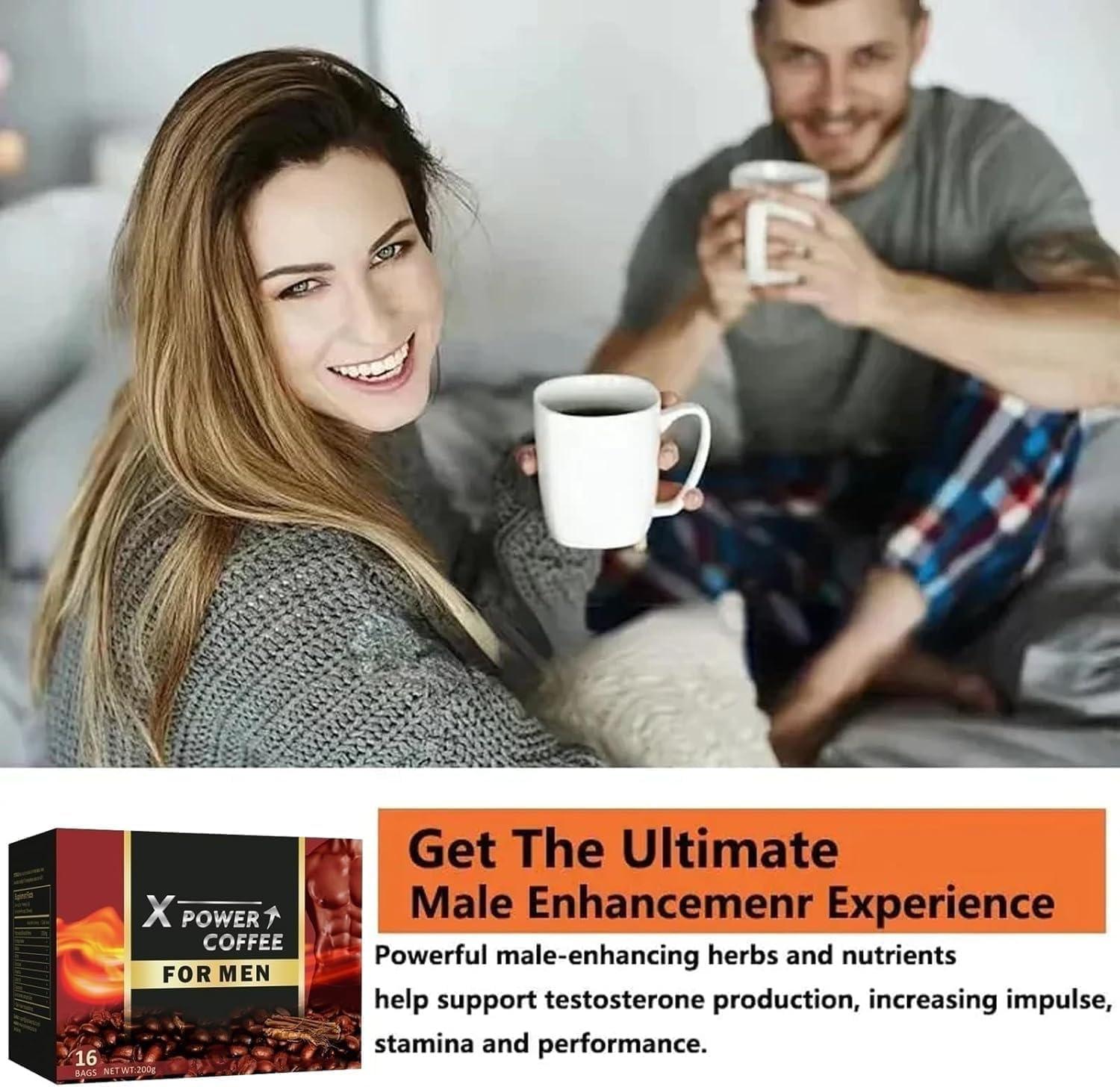 X Power Coffee for Men Instant Power Coffee For Men Men's Power Energy ...