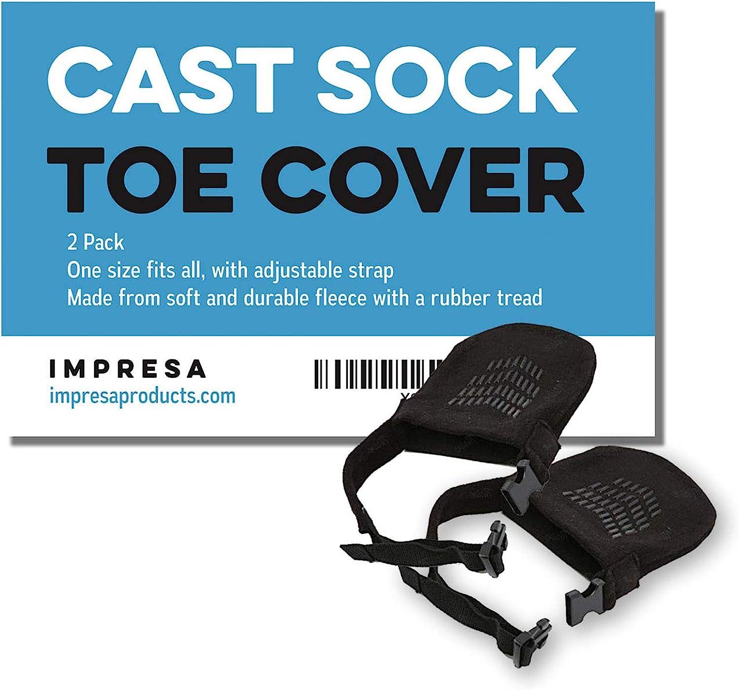 IMPRESA 2-Pack Heavy-Duty Cast Socks - Large Size for Any Leg, Ankle or ...