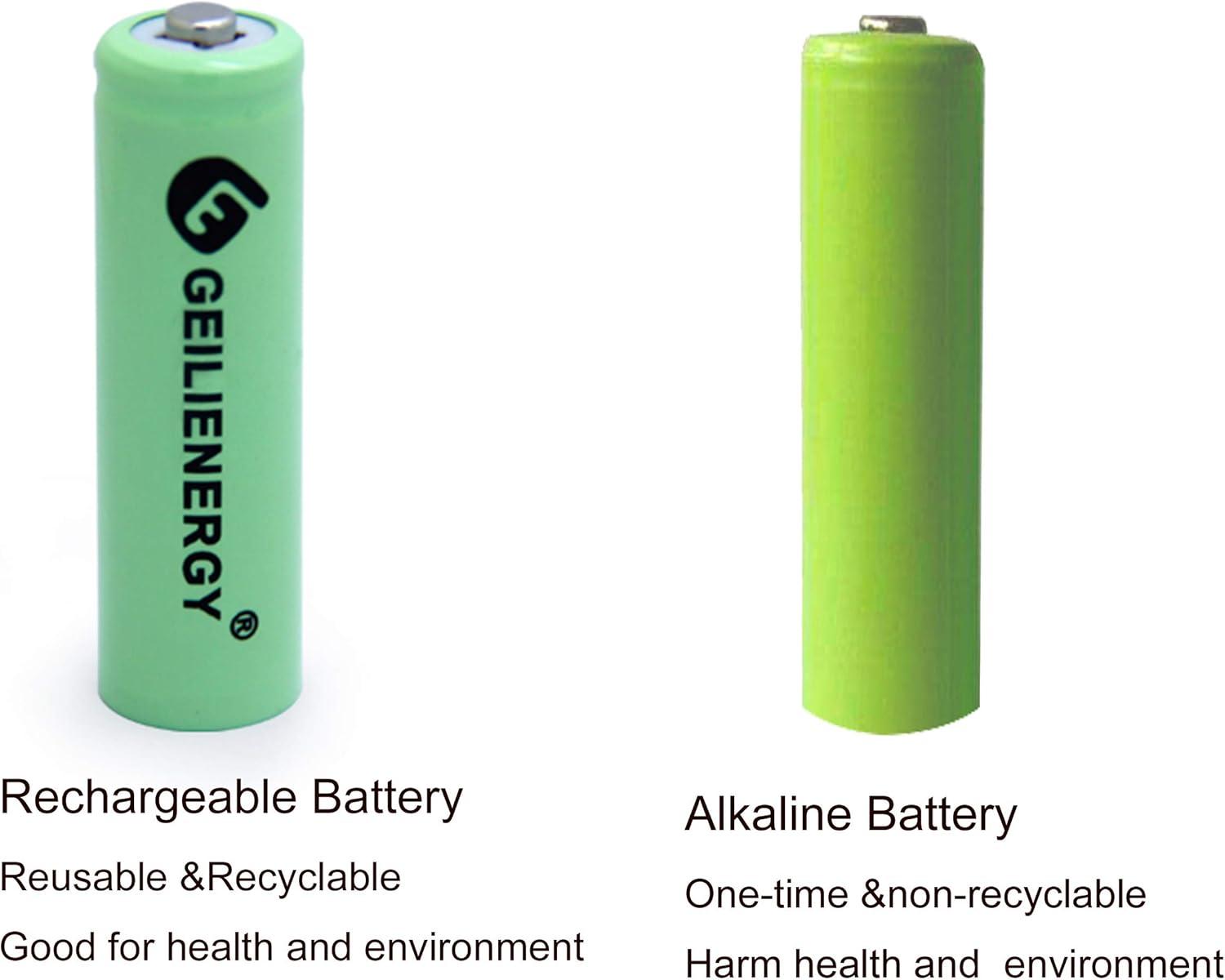 Geilienergy aa nicd rechargeable batteries store