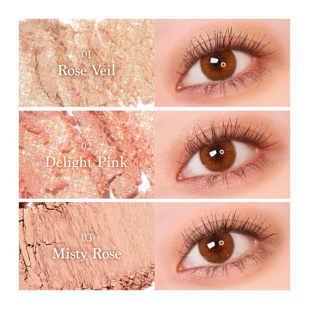 Dasique Shadow Palette 02 - Rose Petal: 9 Blendable Shades, Cruelty-Free, Smooth Matte and ...