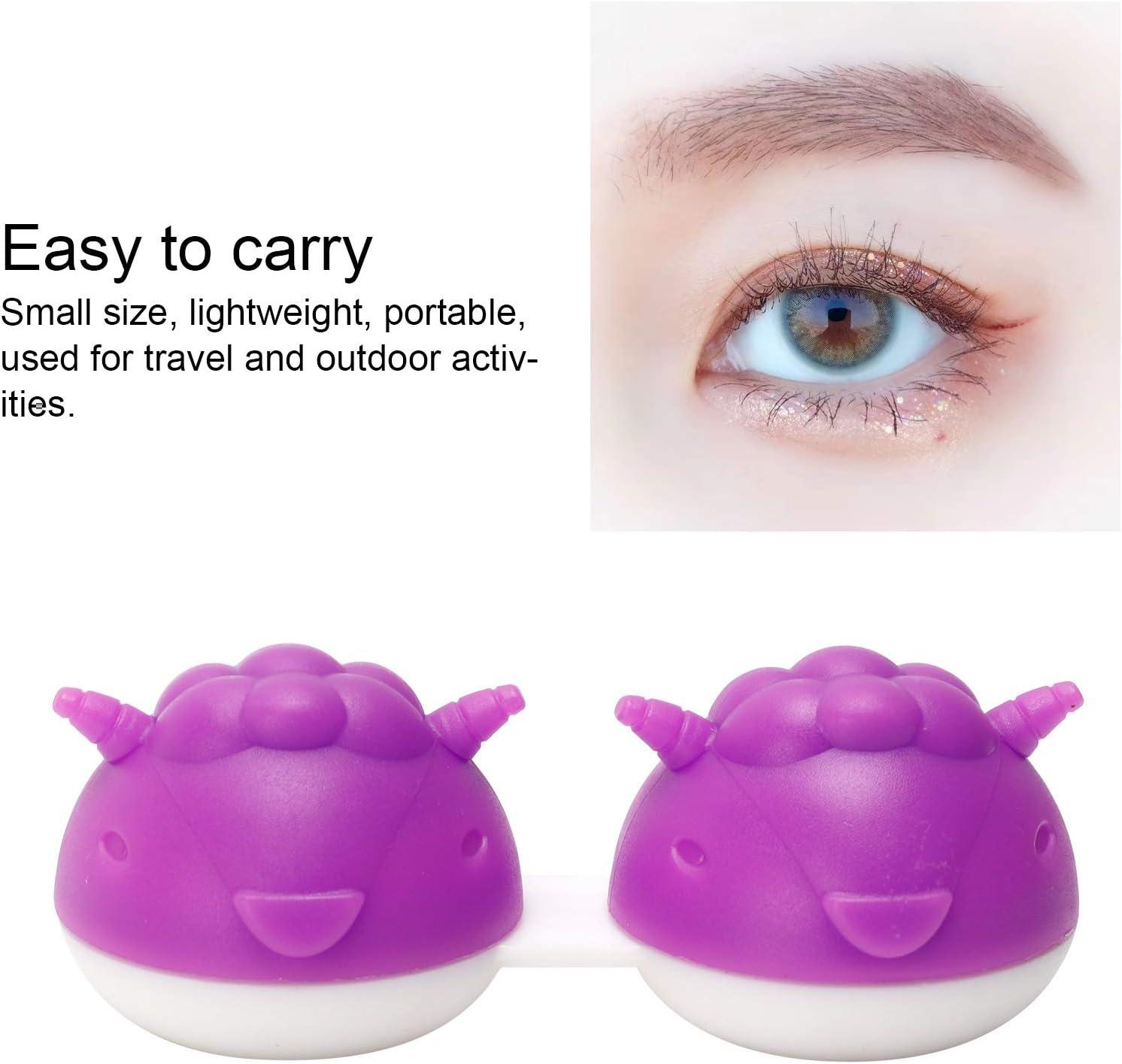 Cikonielf Cute Portable Contact Lens Container - Animal Themed Storage ...