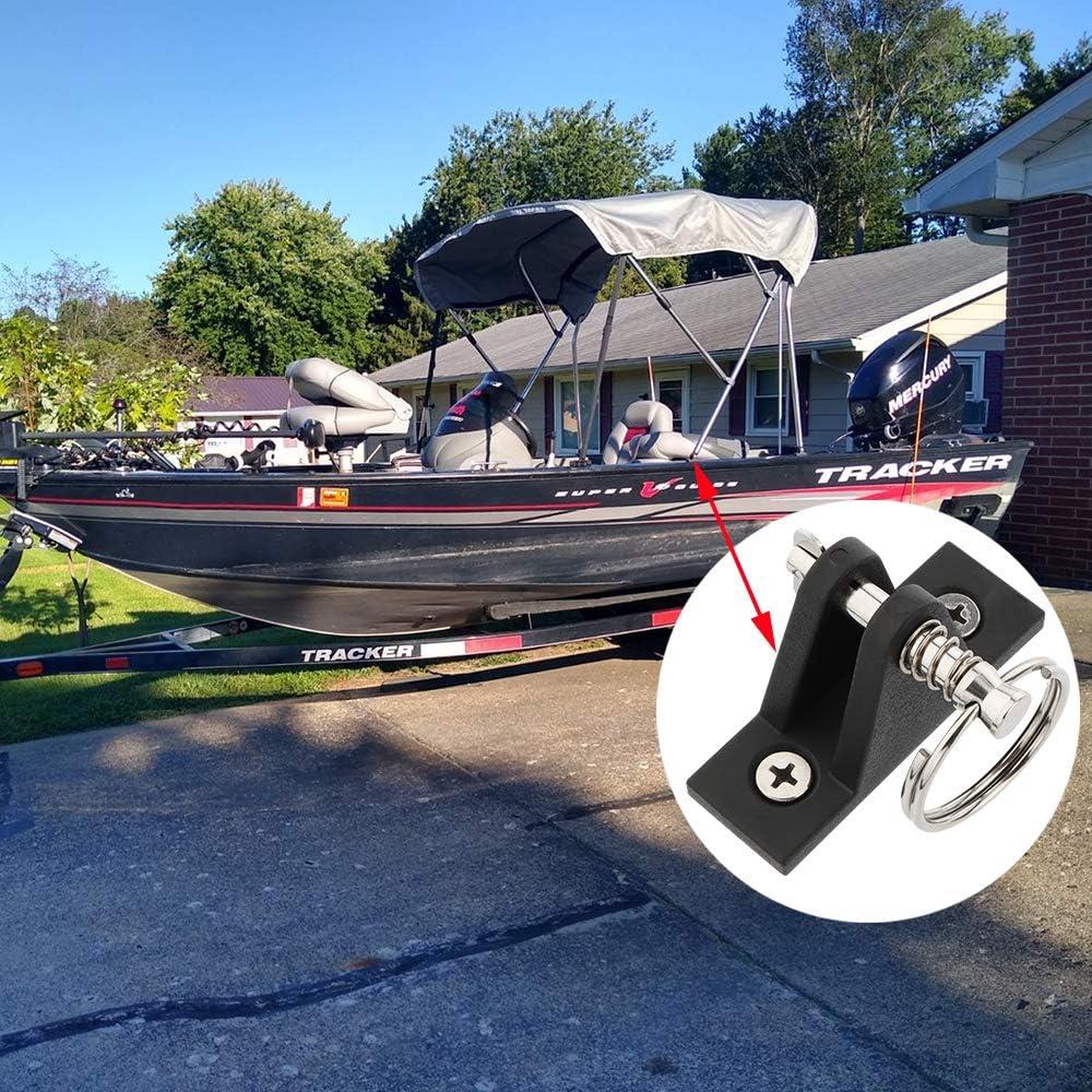 VTurboWay 4 Pack Marine Grade Nylon Bimini Top Deck Hinge Set - 316 ...
