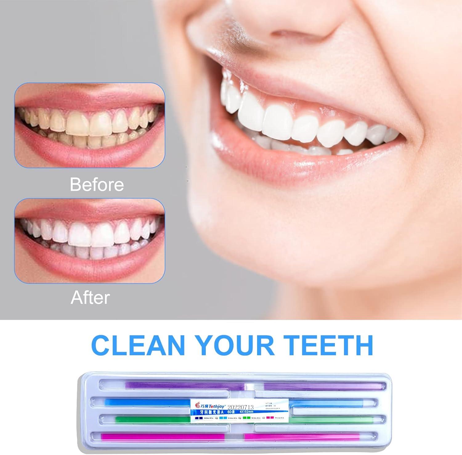 using sandpaper on teeth