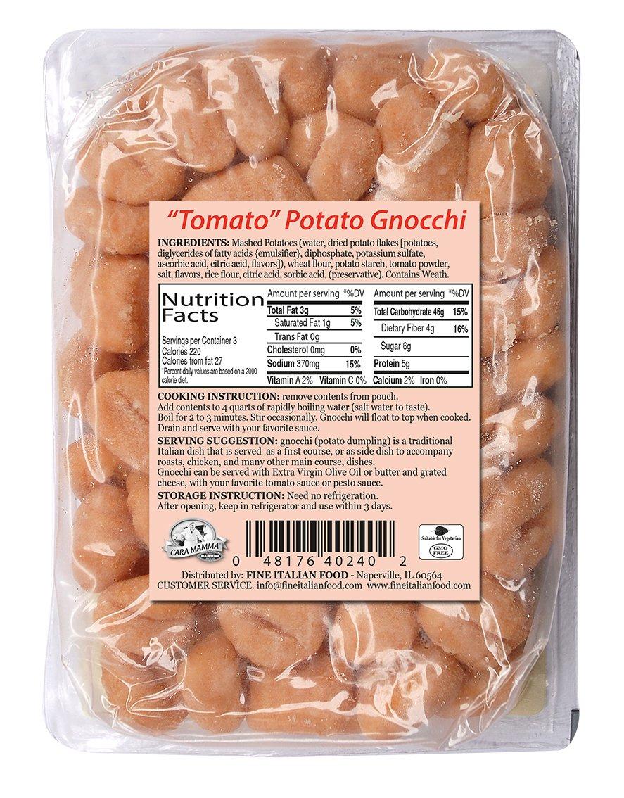 Mantova Authentic Tomato Potato Gnocchi - Imported from Italy - 6 Pack ...