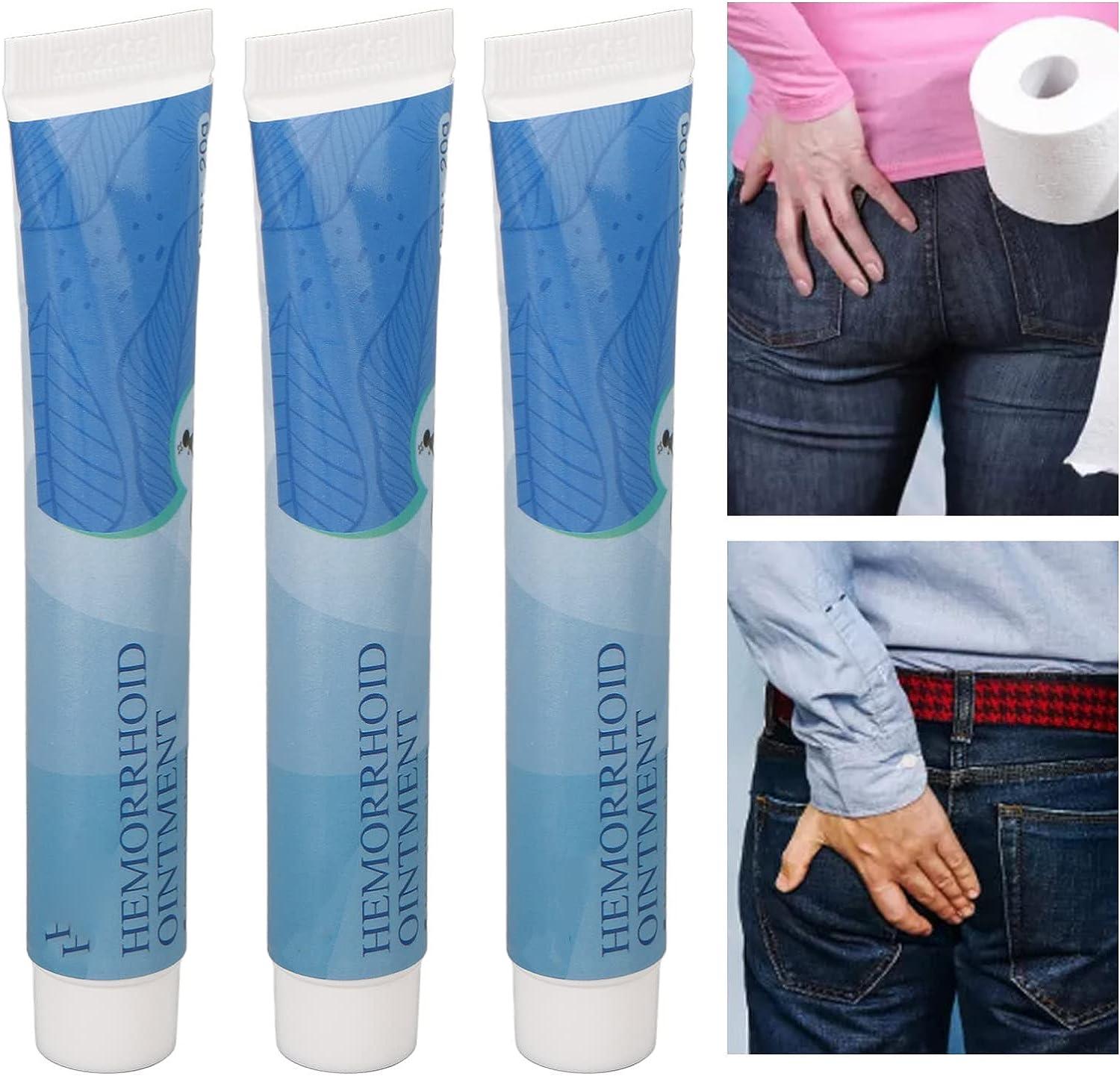 3pcs x 20g Hemorrhoids Ointment - Herbal Anus Health Care Cream for ...