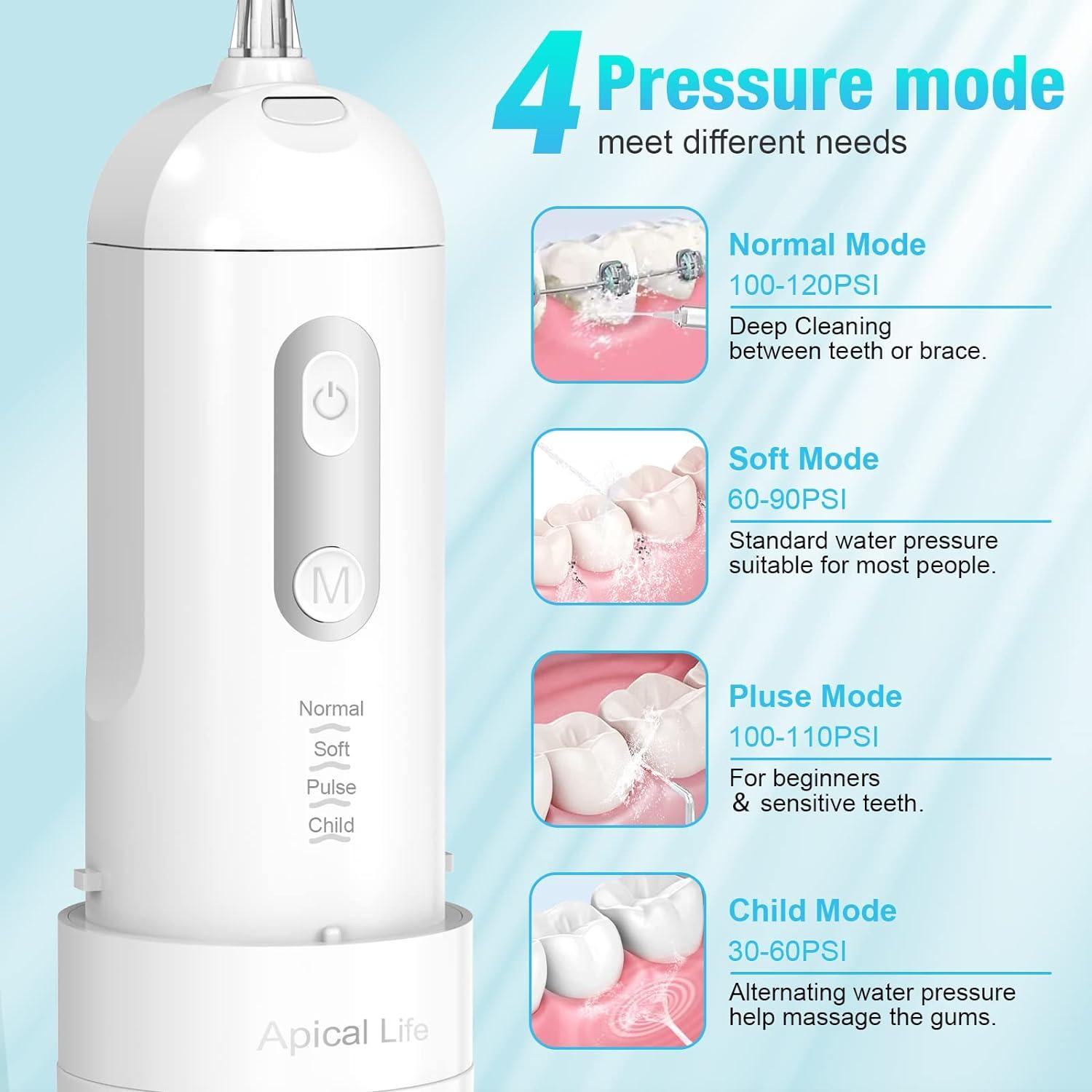 Apical Life White Cordless Water Flosser - Effective Dental Care ...