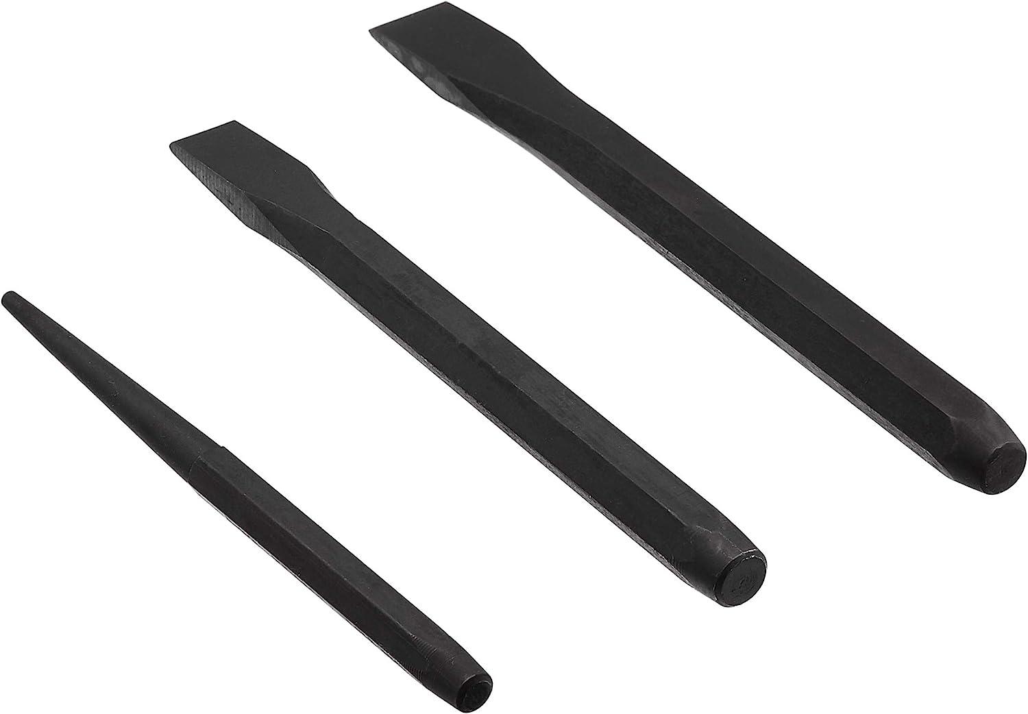 Amazon Basics 16-Piece Chrome Vanadium Steel Punch and Chisel Set ...