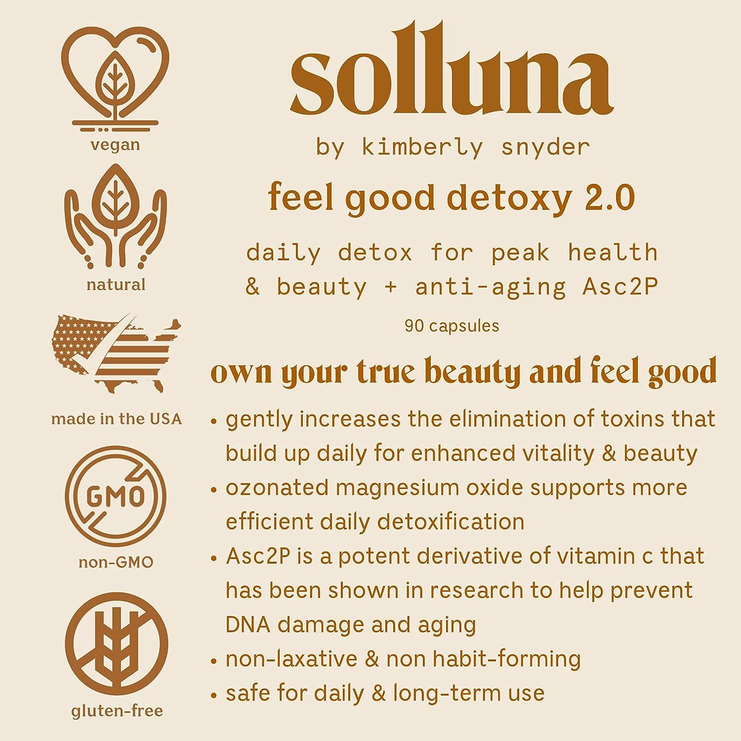 Solluna By Kimberly Snyder Feel Good Detoxy Natural Colon Cleanse