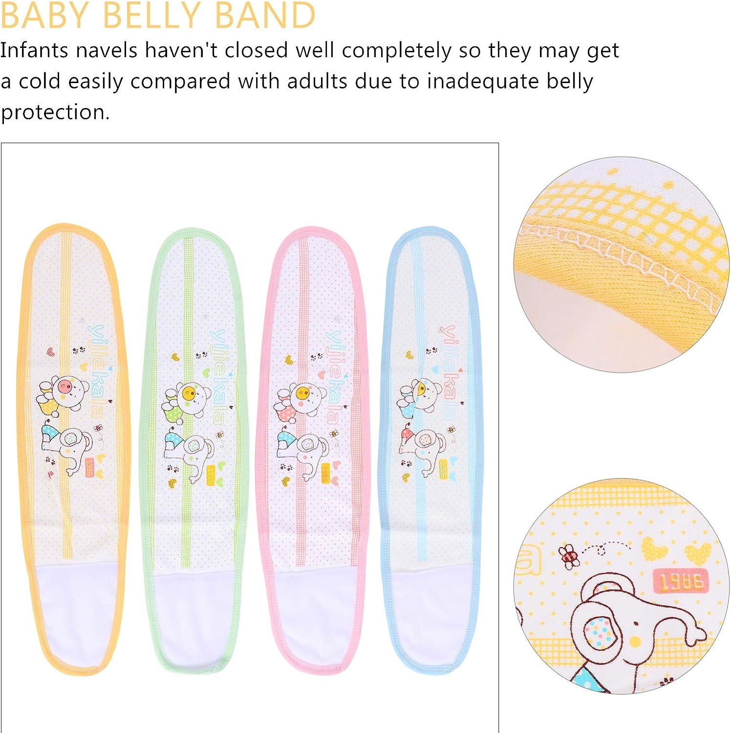 Healifty Baby Belly Button Bands - Adjustable Cotton Infant Umbilical ...