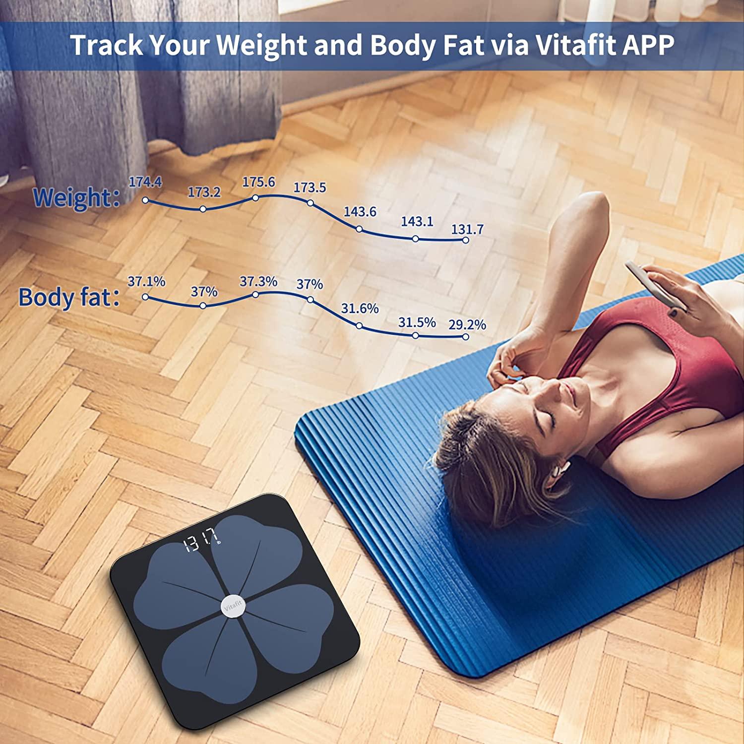 Vitafit Smart Body Fat Weight Scale - Professional Digital Wireless ...