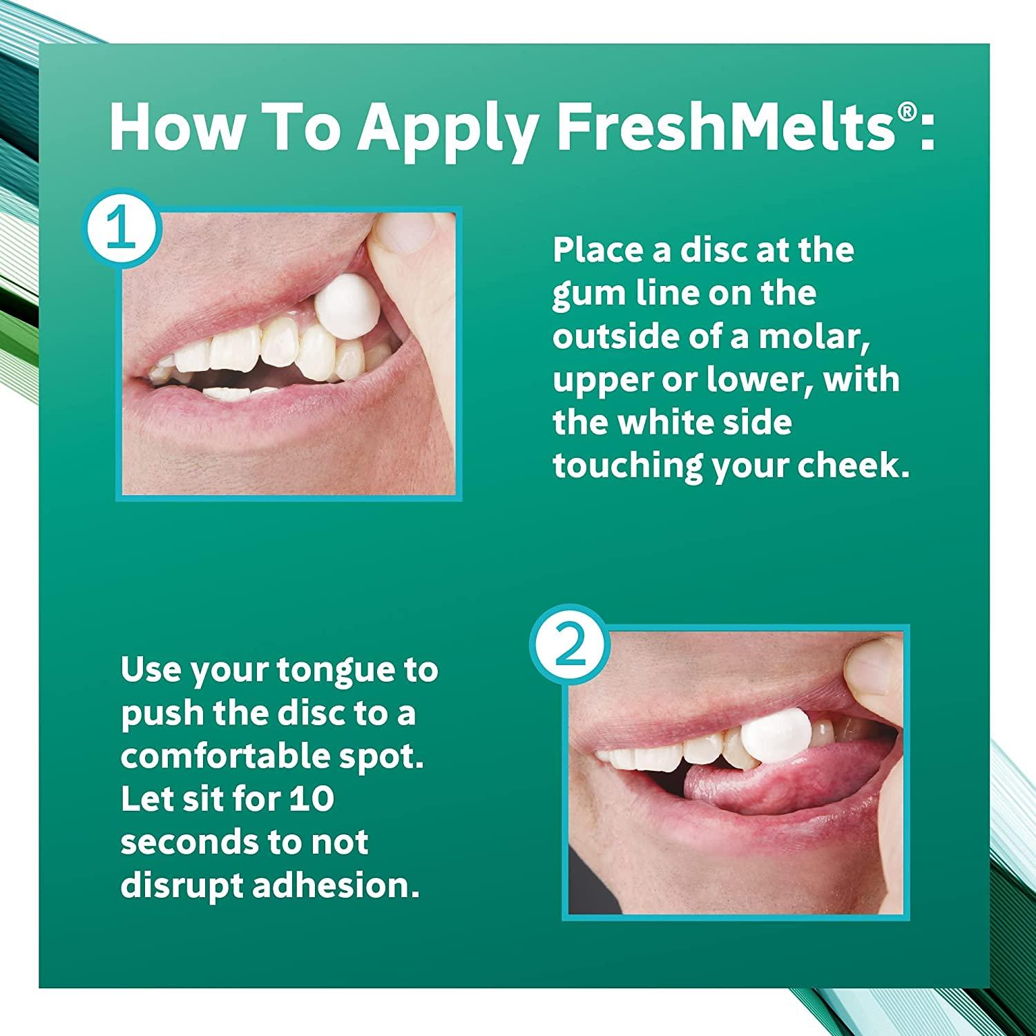 OraCoat FreshMelts Sweet Mint Stick-on Breath Fresheners - 60 Count ...