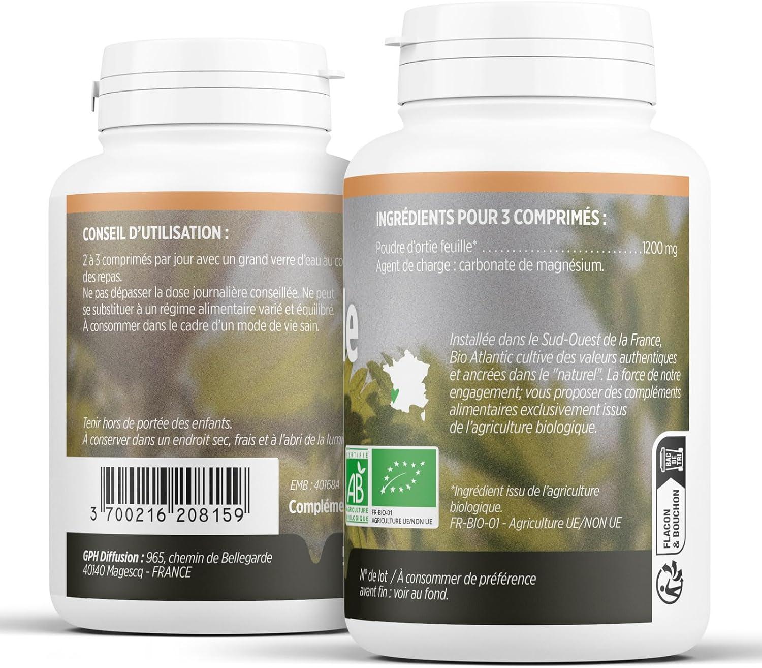 Organic Leaf Nettle - 400 mg - 200 tablets | Buy Now with Express ...