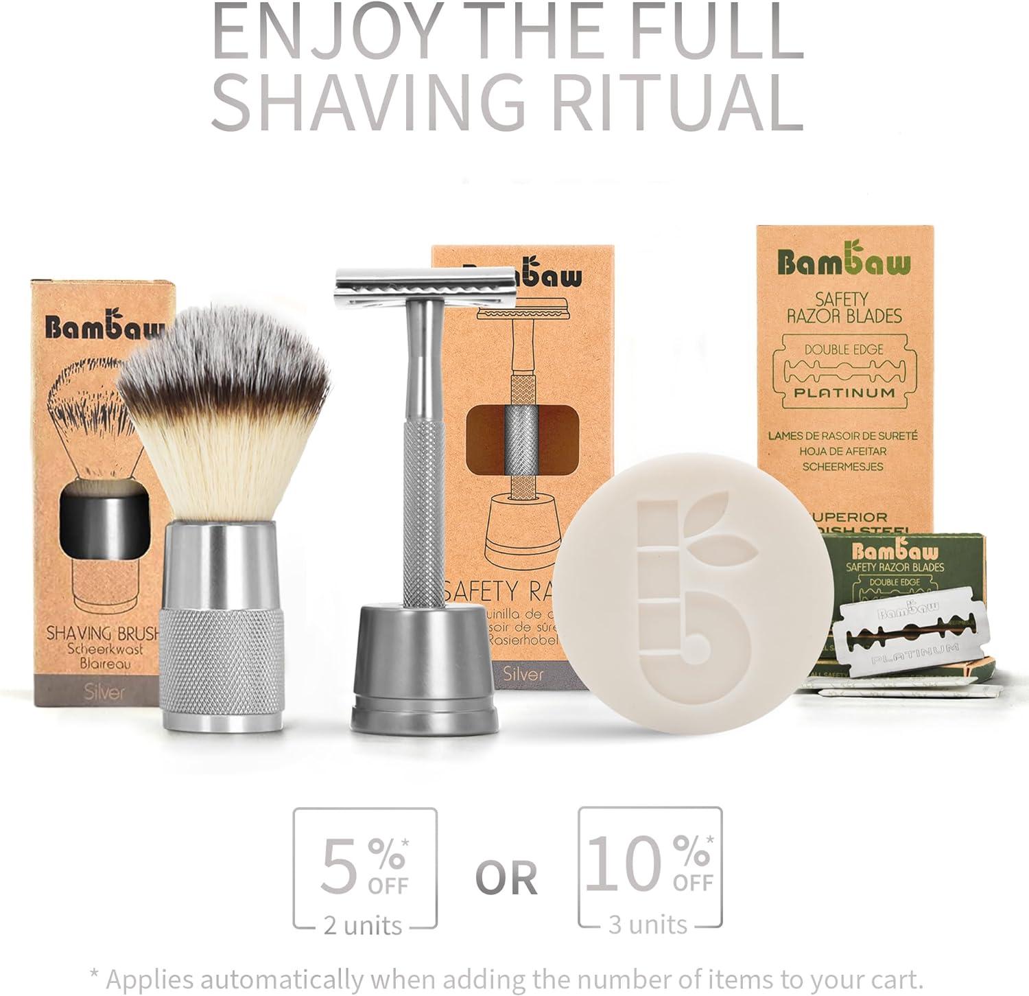 Double Edge Safety Razor - Eco-Friendly Metal Razor for Men and Women ...