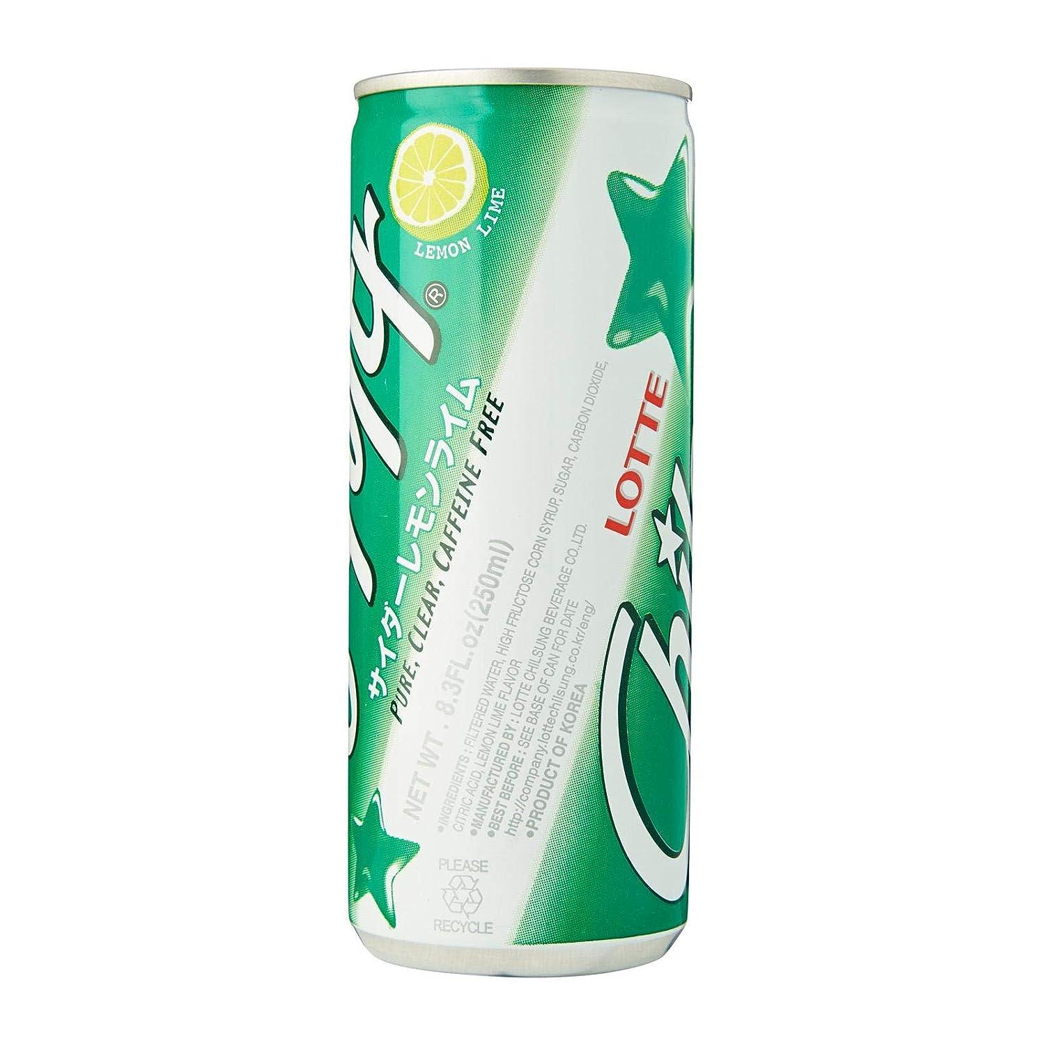 Lotte Chilsung Cider 8.3 oz - Pack of 5 (30 Total Cans) | Buy Now with ...