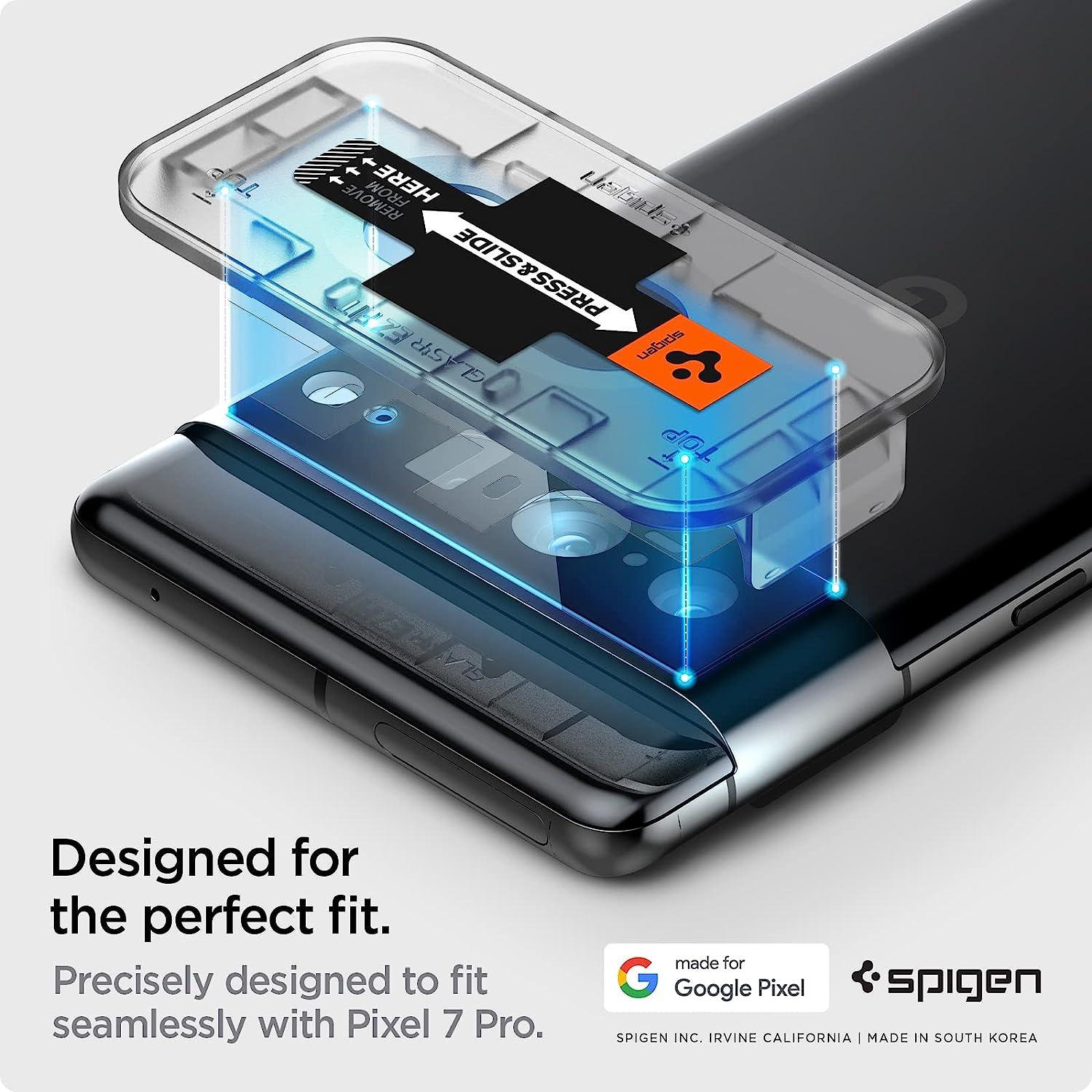 Spigen Pixel 7 Pro Camera Lens Protector - Black 2 Pack | Buy Now with ...