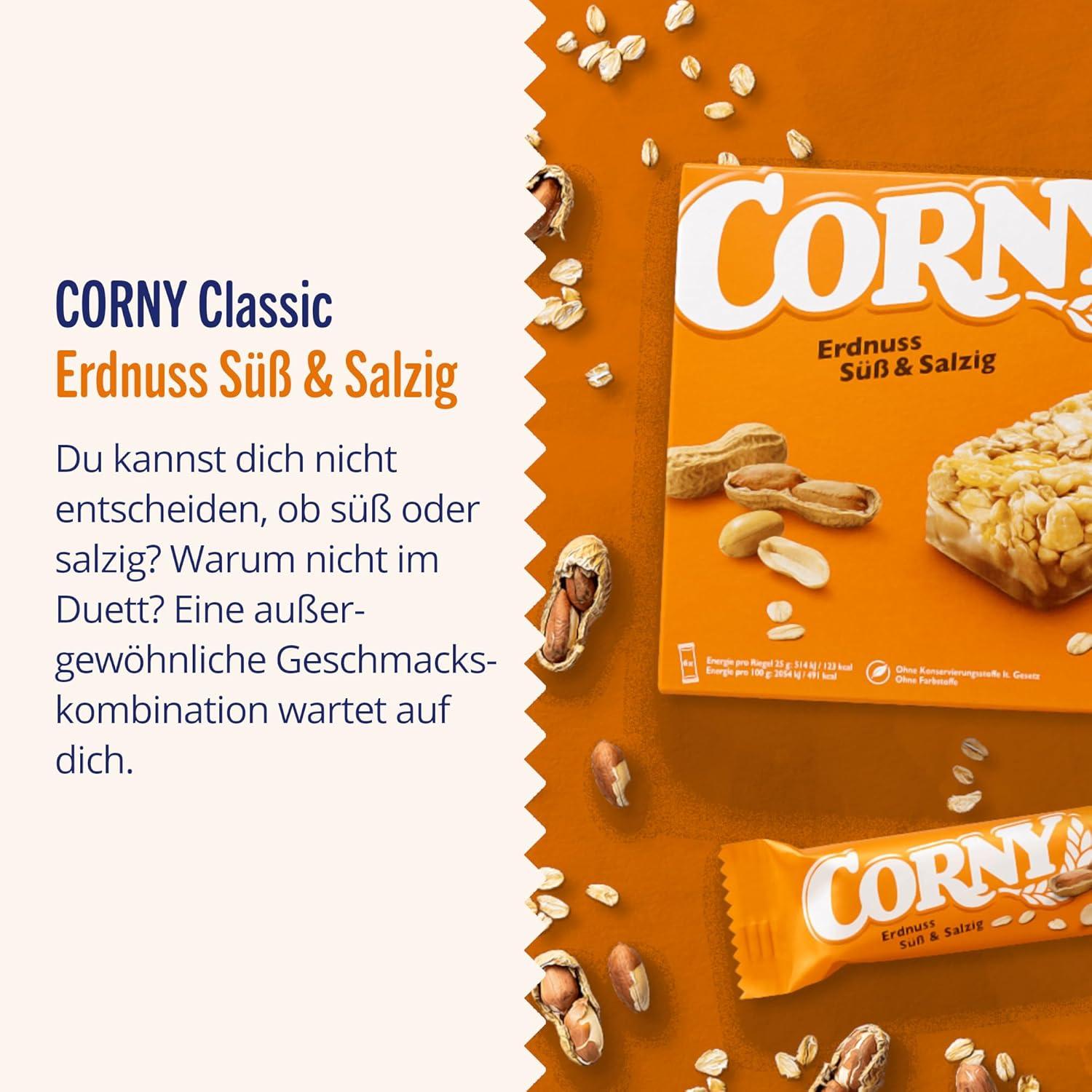 Buy Corny Classic Sweet & Salty Cereal Bars - 60x25g | Roasted Peanuts ...