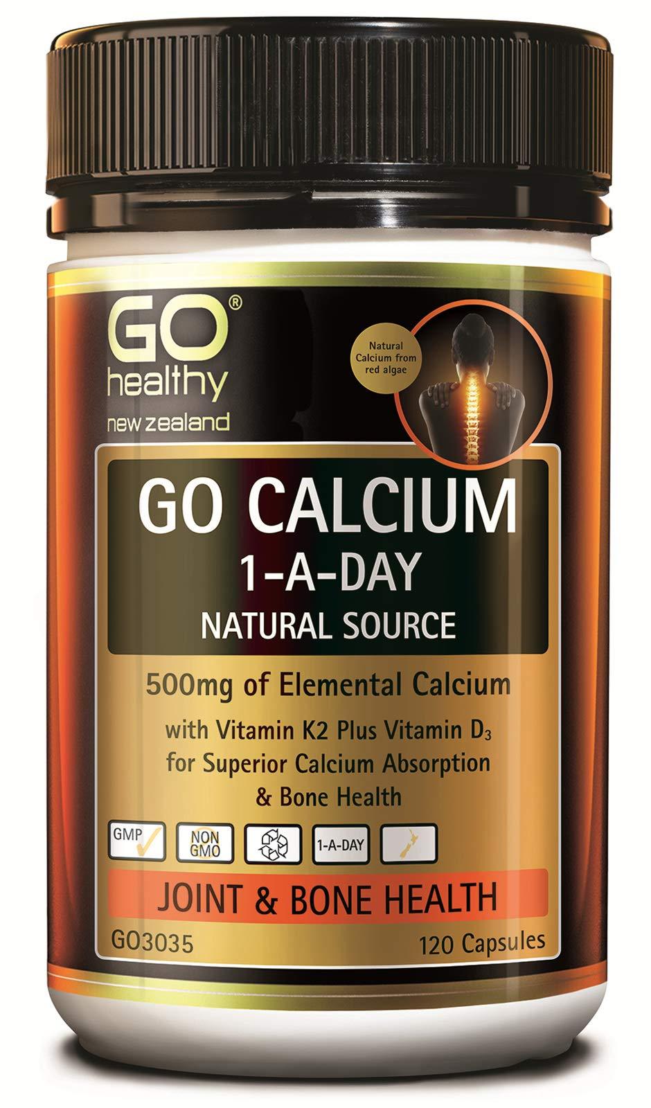 GO Healthy Calcium 1 A Day 120 Capsules - Essential Bone Support | Buy ...