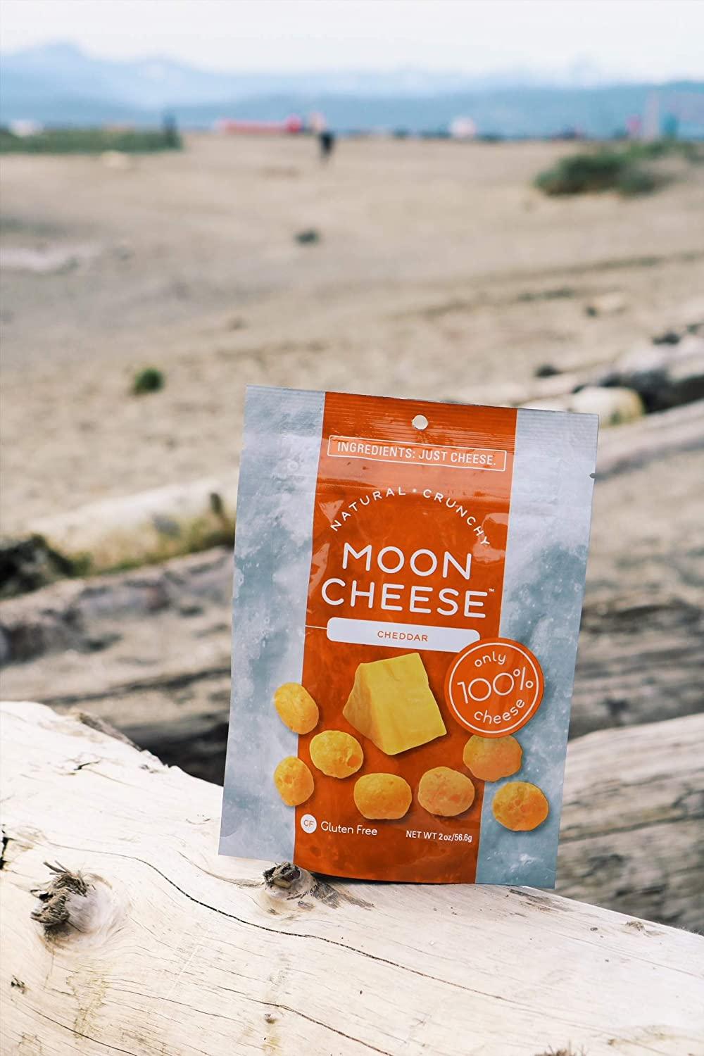 Moon Cheese Cheddar - 100% Natural Cheese Snack - 2 oz, 2 Pack | Buy ...