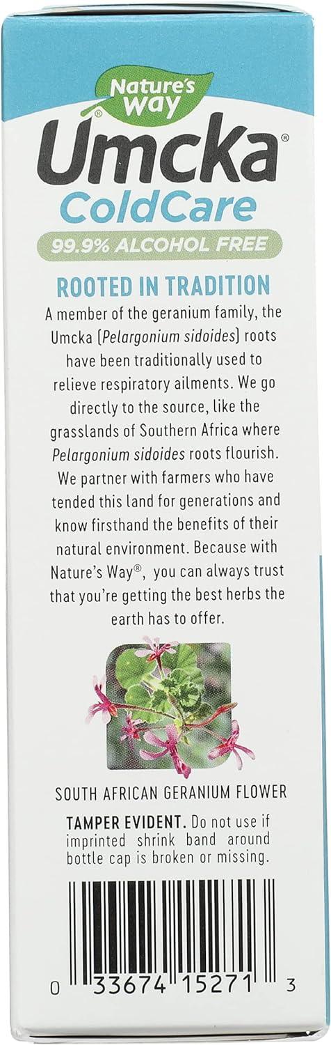 Natures Way Umcka Cold Care 1 Fl. Oz - Natural Relief for Cold Symptoms ...