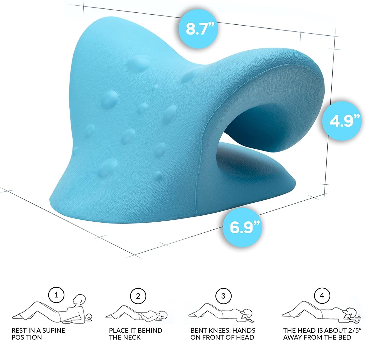 Neck Stretcher Cervical Traction Device for Muscle Tension Relief and ...