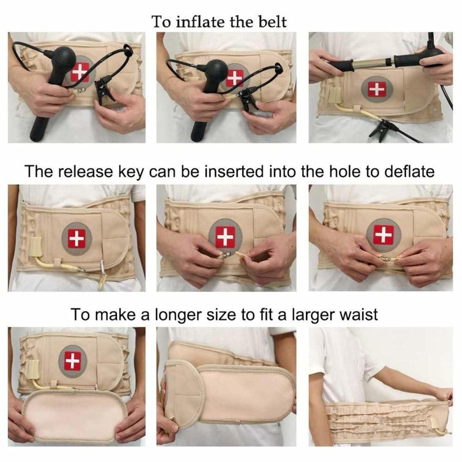 Back Support Strap & Lumbar Decompression Belt - Relief for Sciatica ...