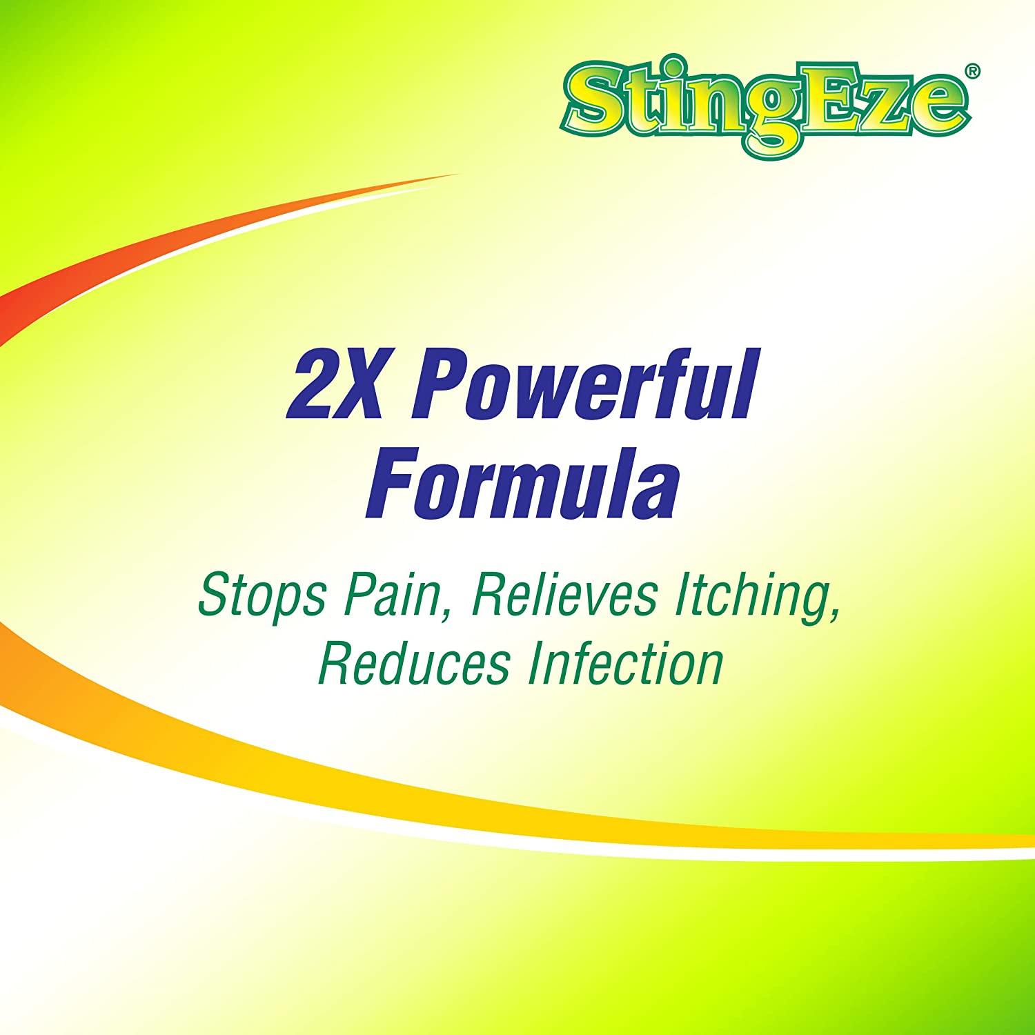 StingEze MAX Bug Bite Relief | Maximum Itch Relief, Stops Pain ...