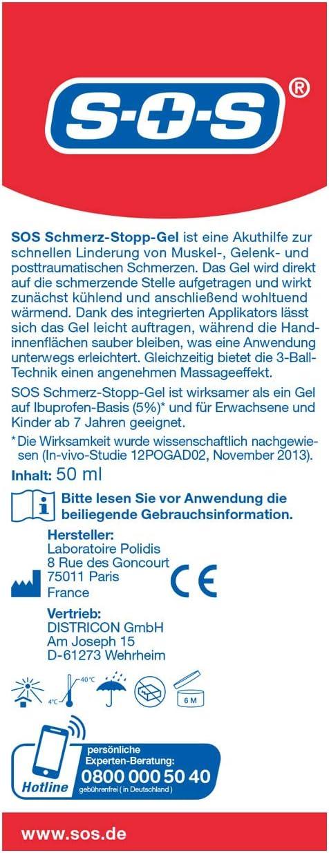 SOS Pain-Stop Gel 2-Pack | Fast Relief for Muscle & Joint Pain ...