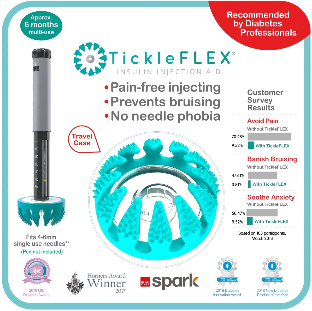 TickleFlex Insulin Injection Aid - Easy and Accurate Insulin Delivery ...