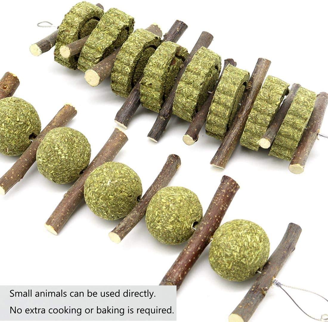 Organic Apple Sticks Bunny Chew Toys - 2 Pack | Ideal for Rabbits ...