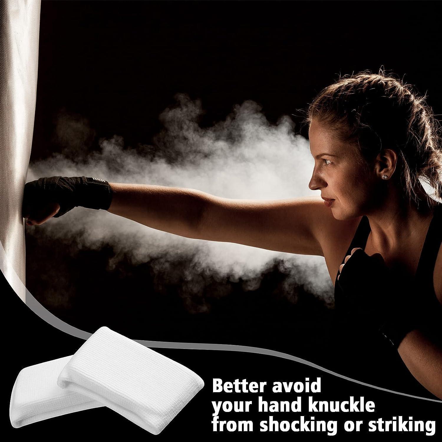 Sunnyray 4 Pairs Knuckle Guards for Boxing Gel Hand Guard - Black and ...