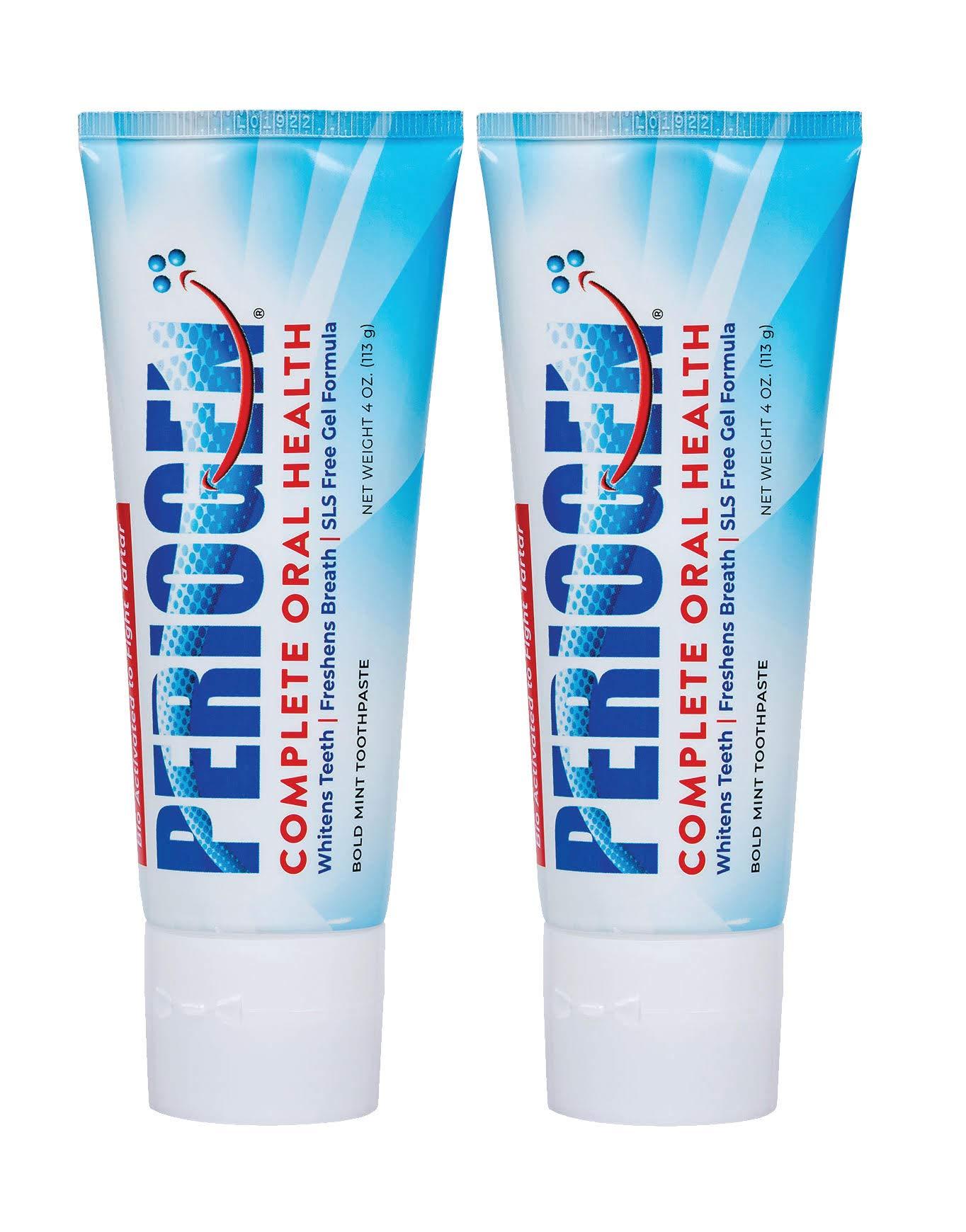 Periogen Toothpaste 2-Pack - Advanced Plaque & Tartar Control Formula ...