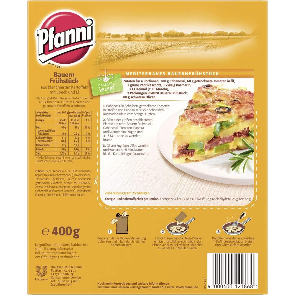 Pfanni Farmers Breakfast Potato - Ready Dish with Bacon & Egg | 100% ...