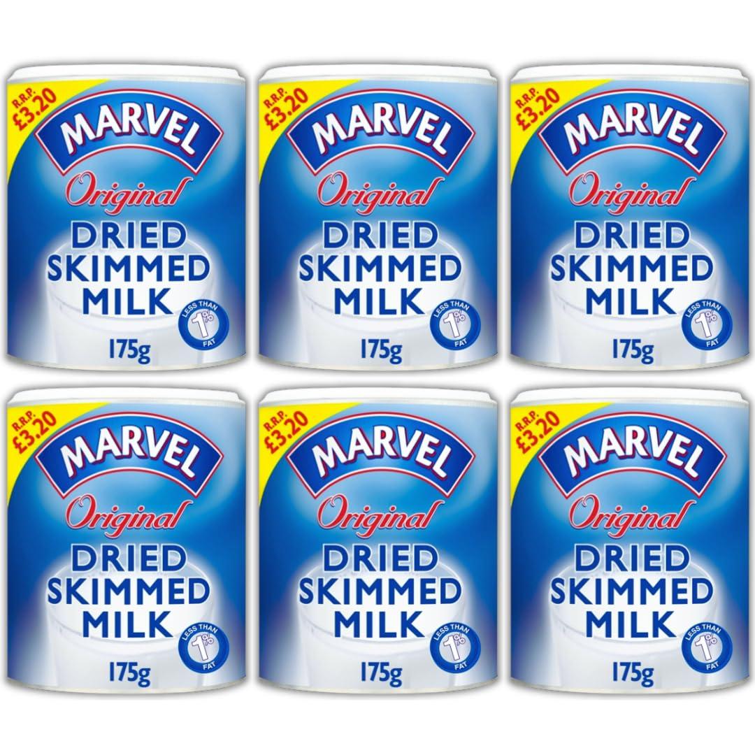Marvel Dried skimmed milk powder Less than 1% Fat Healthy diet option ...