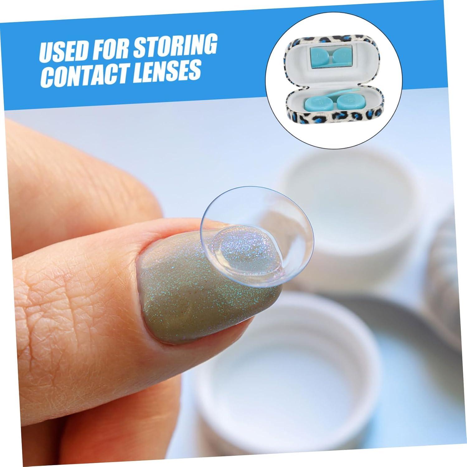 Buy Solustrative Contact Lens Container with Tweezer & Mirror ...