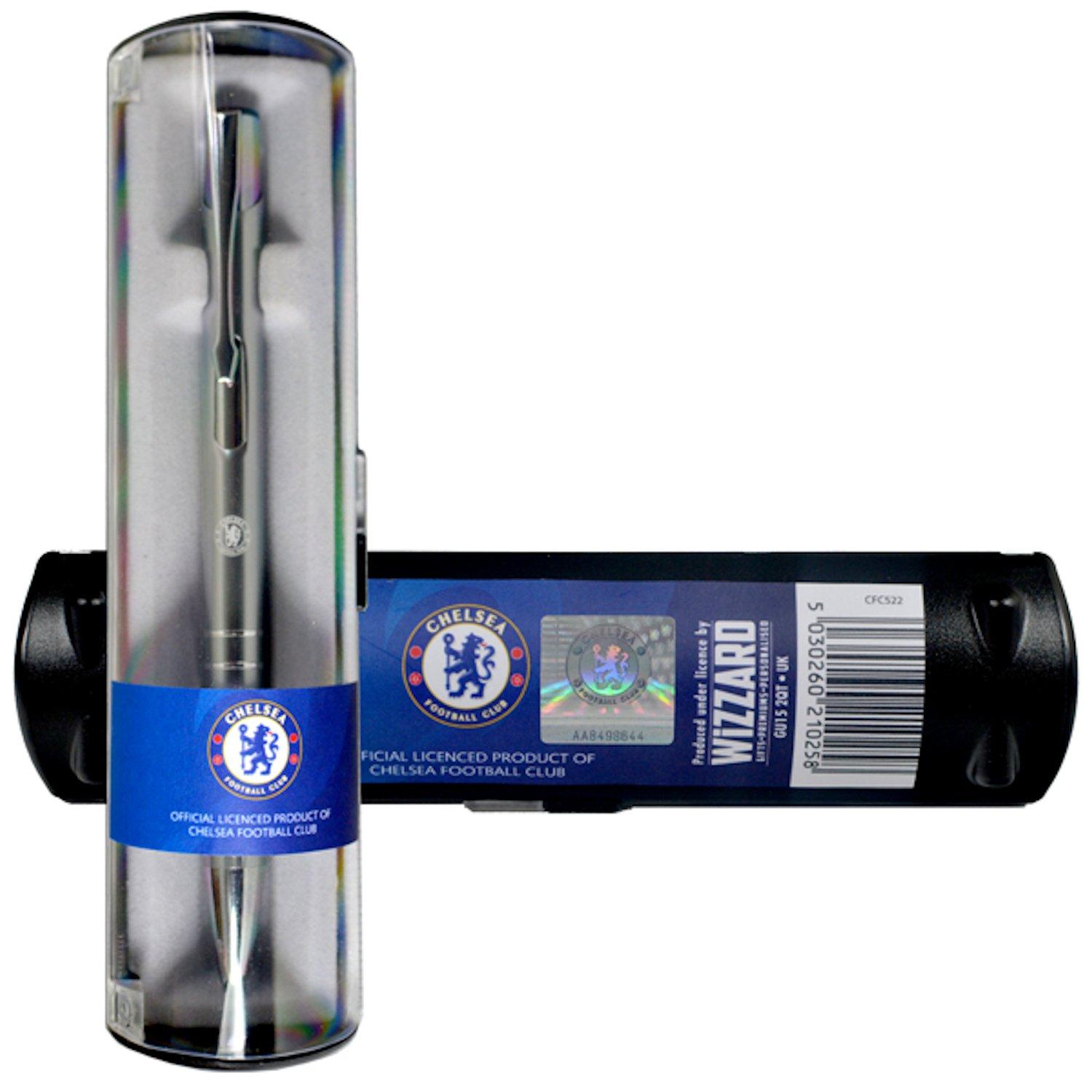 Chelsea FC Executive Silver Ballpoint Pen - Gift Boxed | One Size | Buy ...