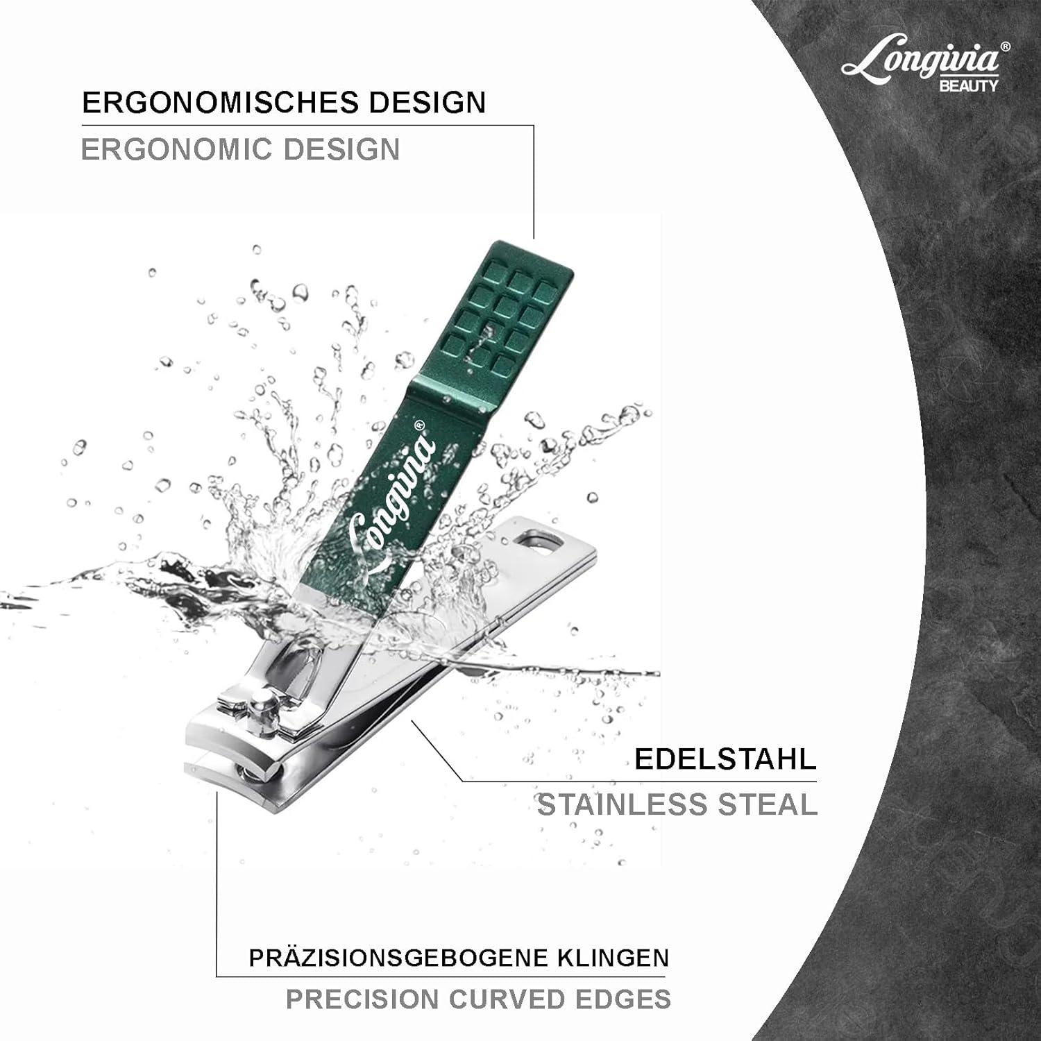 Premium Stainless Steel Nail Snap Set - 3 Pieces Nail Clippers for ...