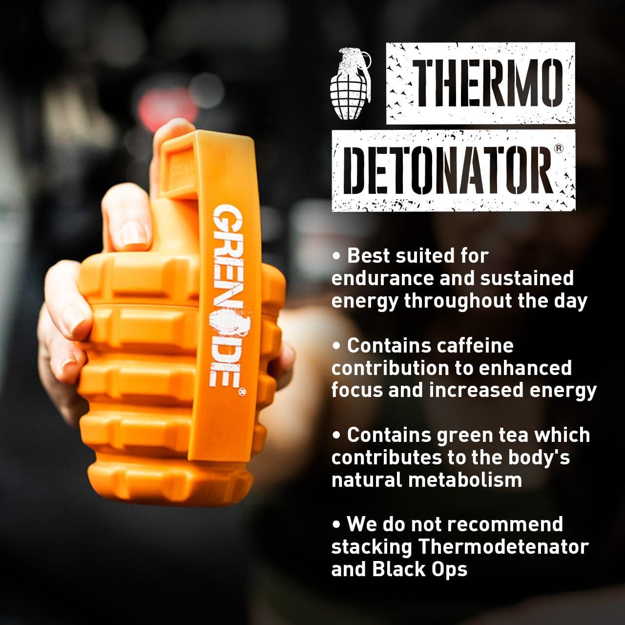 Grenade Thermo Detonator Weight Management Supplement Tub of 100 ...